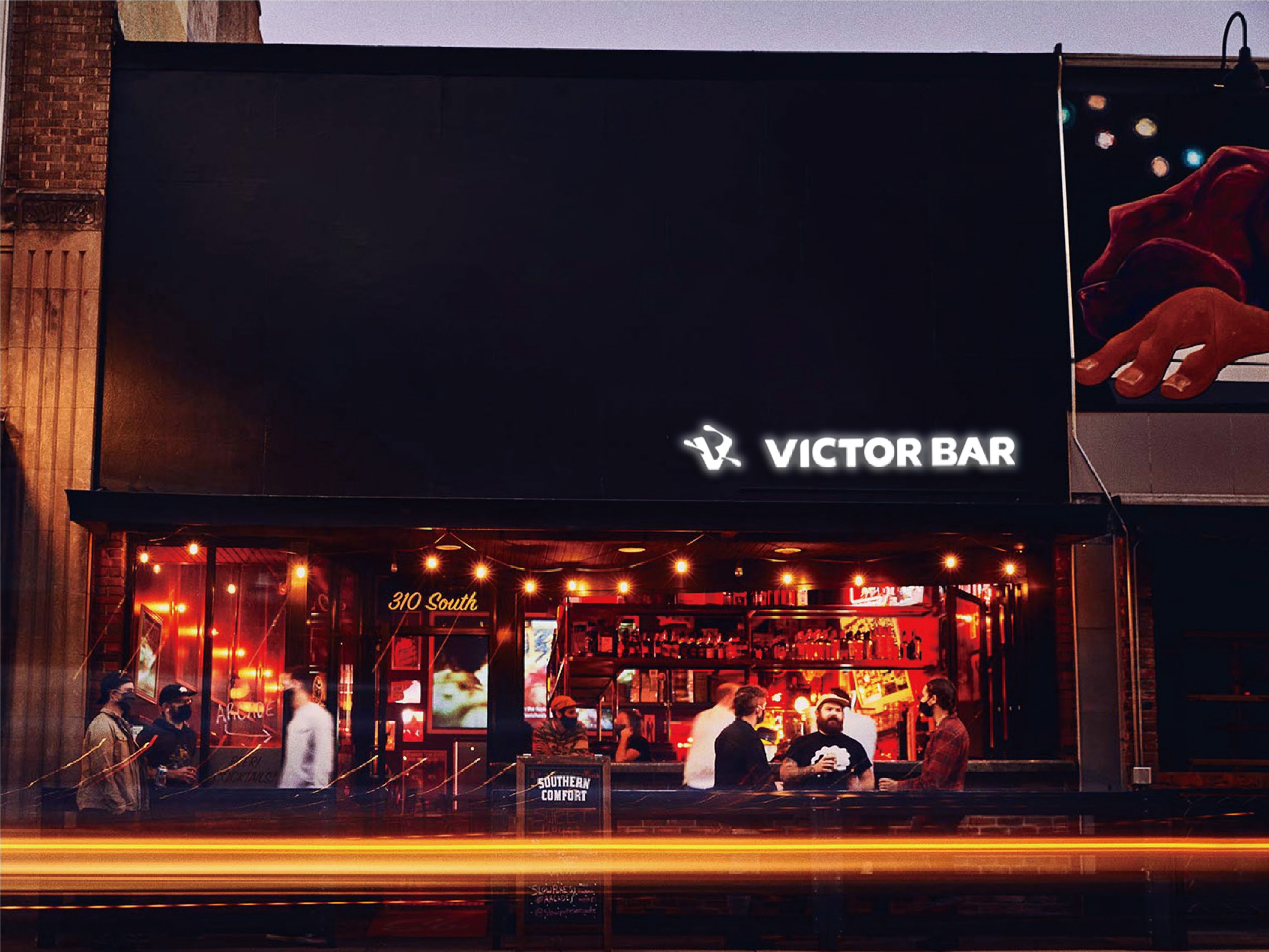 VICTOR BAR丨BRAND UPGRADE DESIGN_张能能Seven-站酷ZCOOL