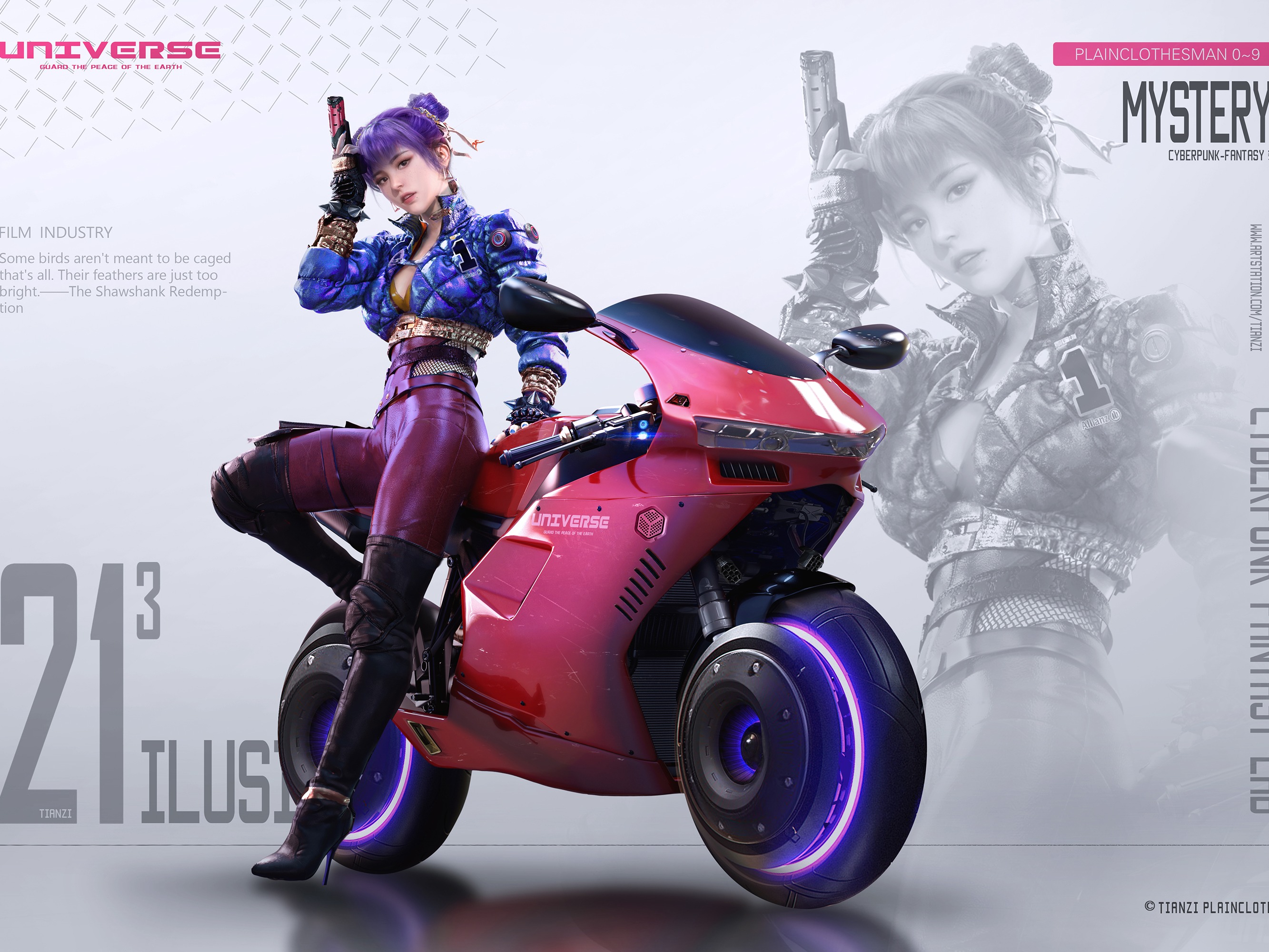 武装便衣-角色设定 Armed plain clothes - role_tianzi_天恣-站酷ZCOOL