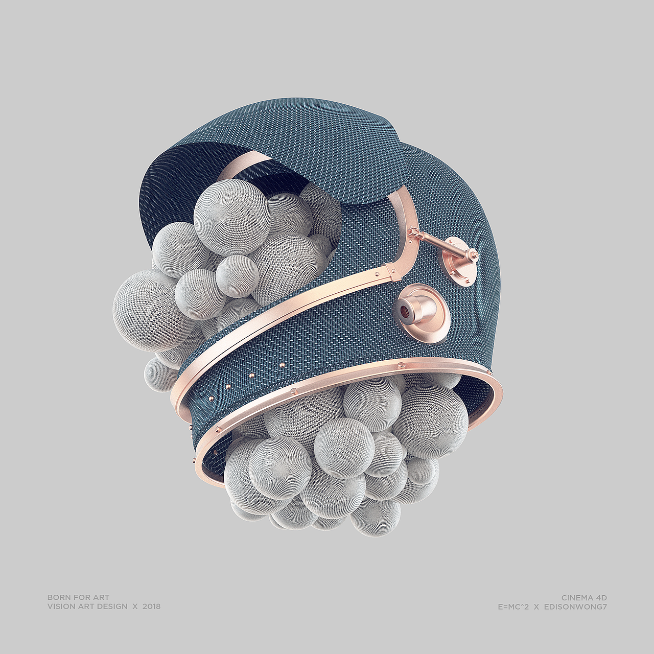 E=MC^2 | C4D.Material_Edisonwong7-站酷ZCOOL