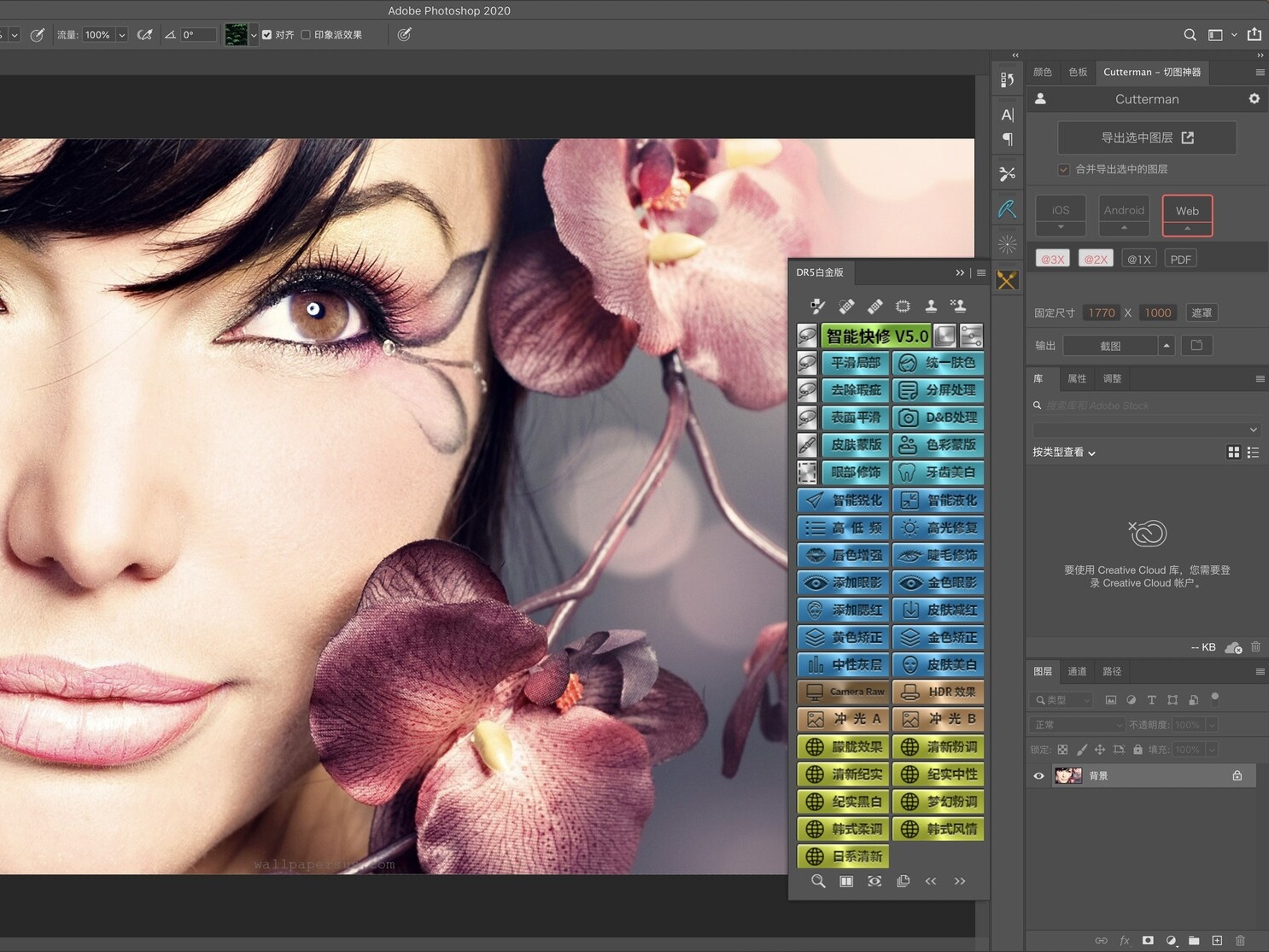 Delicious Retouch5 白金版 for mac(PS磨皮插件DR5) v5.0中文汉化版_醉舞千年杯莫停-站酷ZCOOL