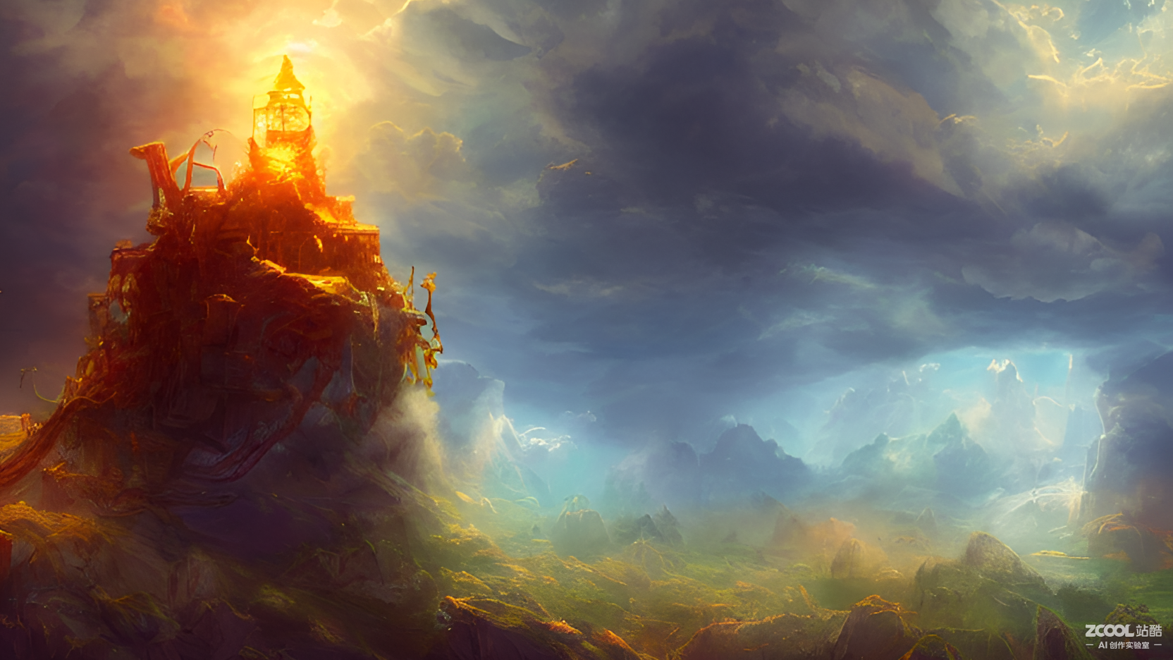 #AI创作实验室#云中的angle_Azzz_Koala-站酷ZCOOL