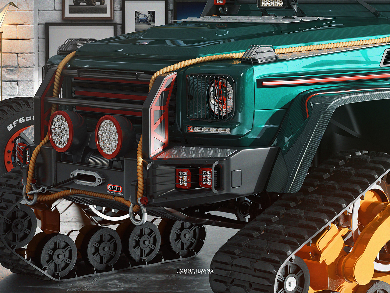 CGI Benz-G 65 Tommy Pickup_Tommy_林冲-站酷ZCOOL