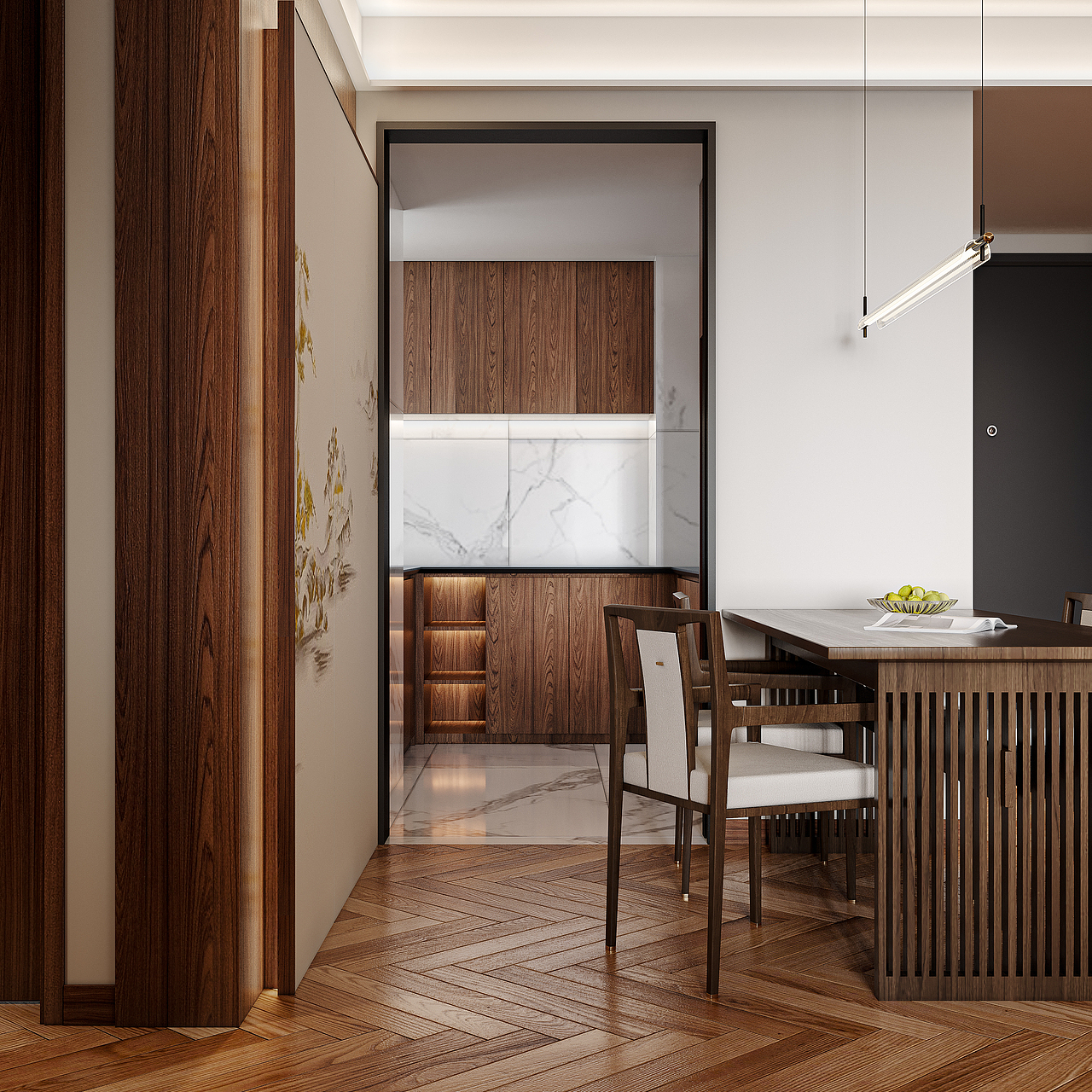 中式—极致空间_三石IDD-站酷ZCOOL