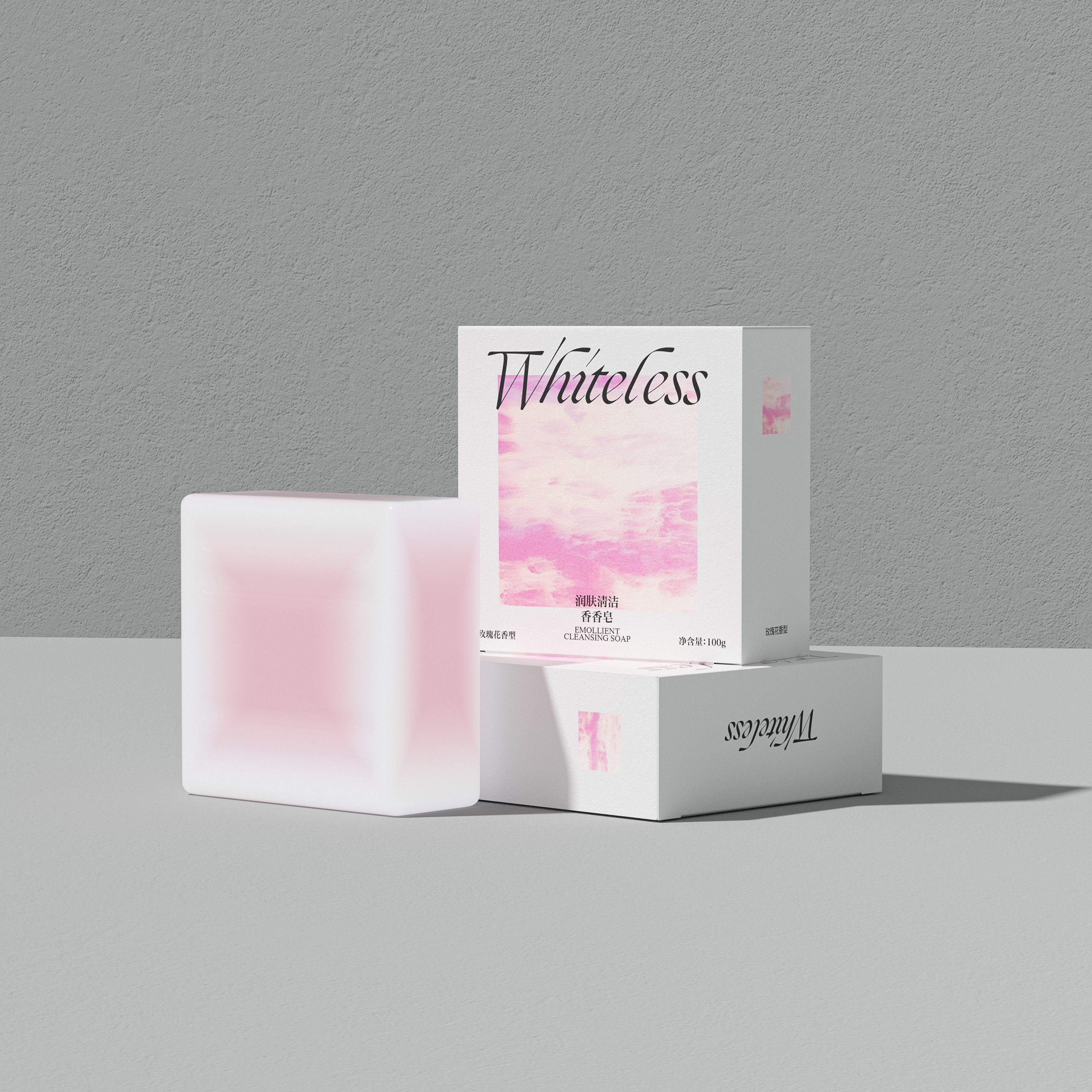 Whiteless香皂套装包装设计_青轶设计-站酷ZCOOL