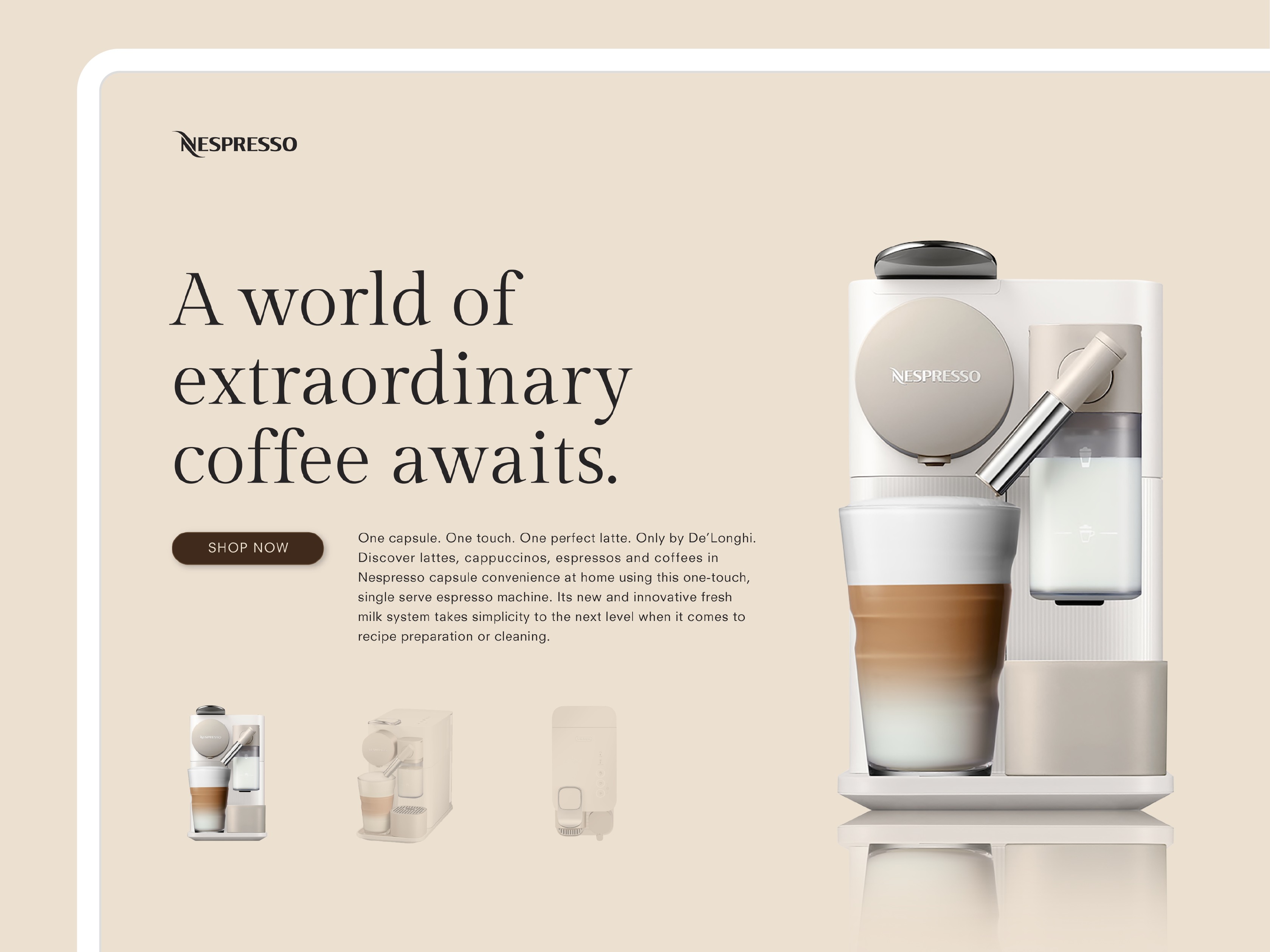 Nespresso Website Redesign_ToooyDesign-站酷ZCOOL