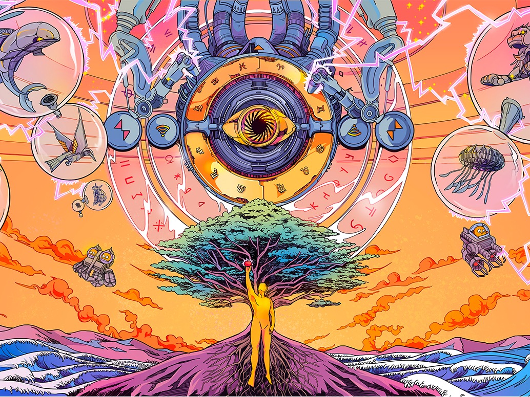 "the eye of insight" 墙绘 1 _乔治王子品牌设计-站酷ZCOOL