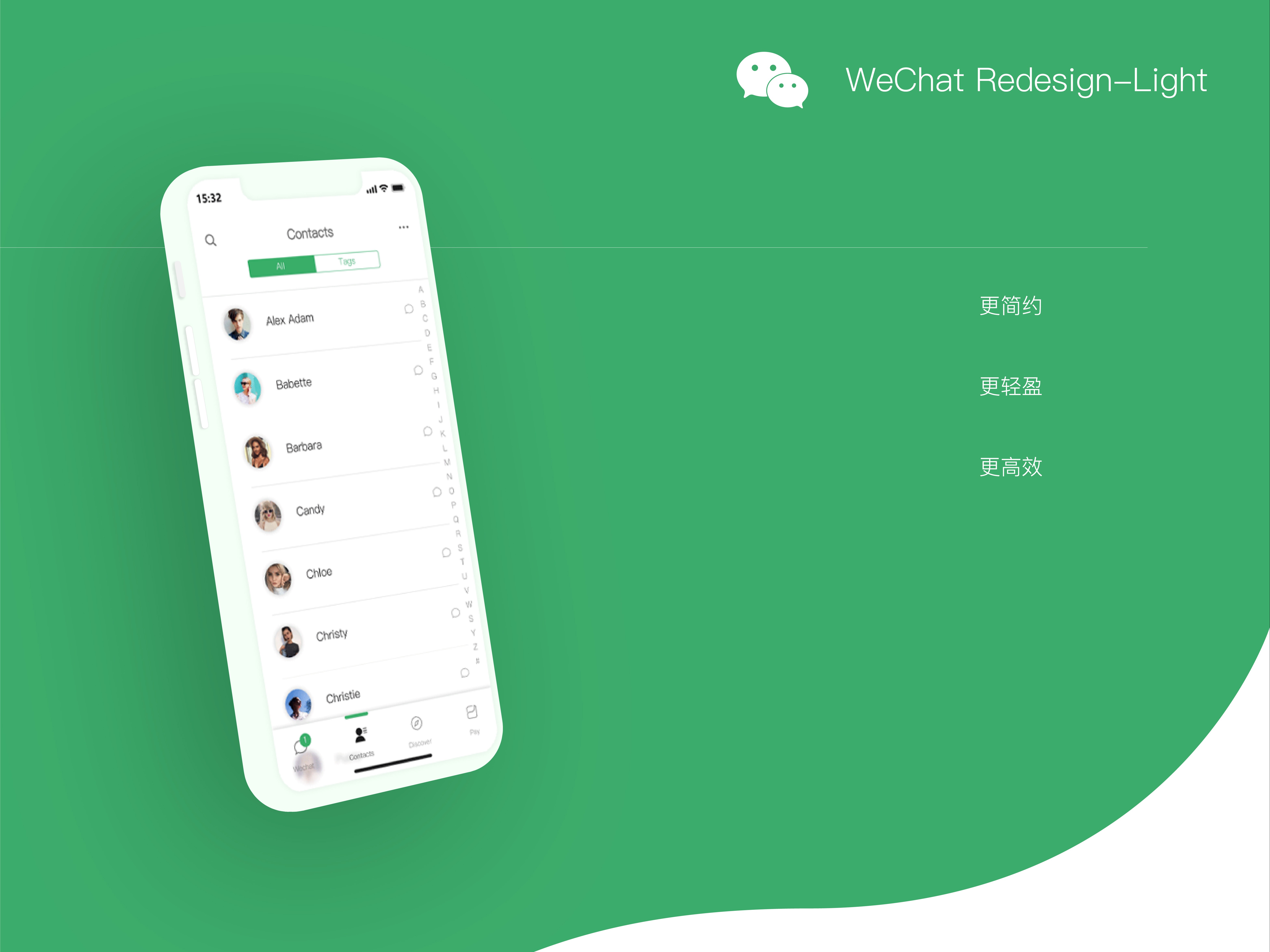 Wechat Redesign - Light_喵喵汪汪abbott-站酷ZCOOL