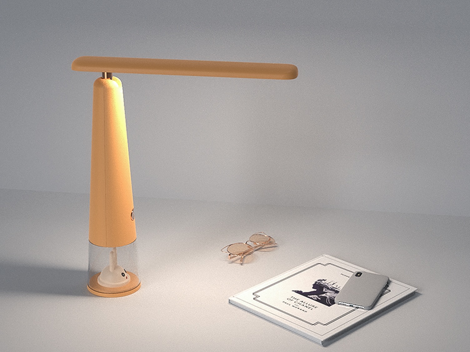 可爱兔子折叠台灯案例_DSHMhua-站酷ZCOOL