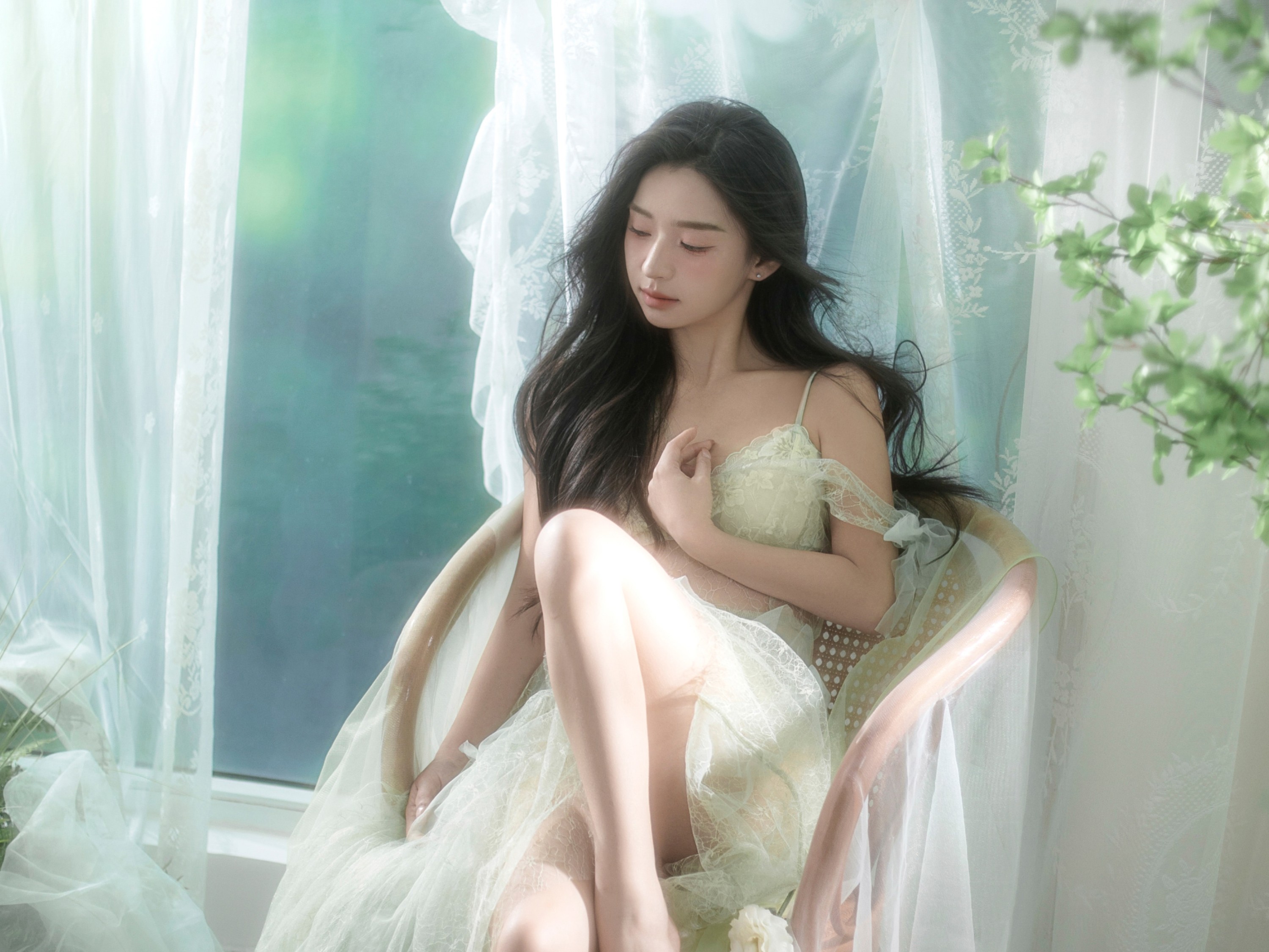 绿/私房写真_修图师大彤-站酷ZCOOL