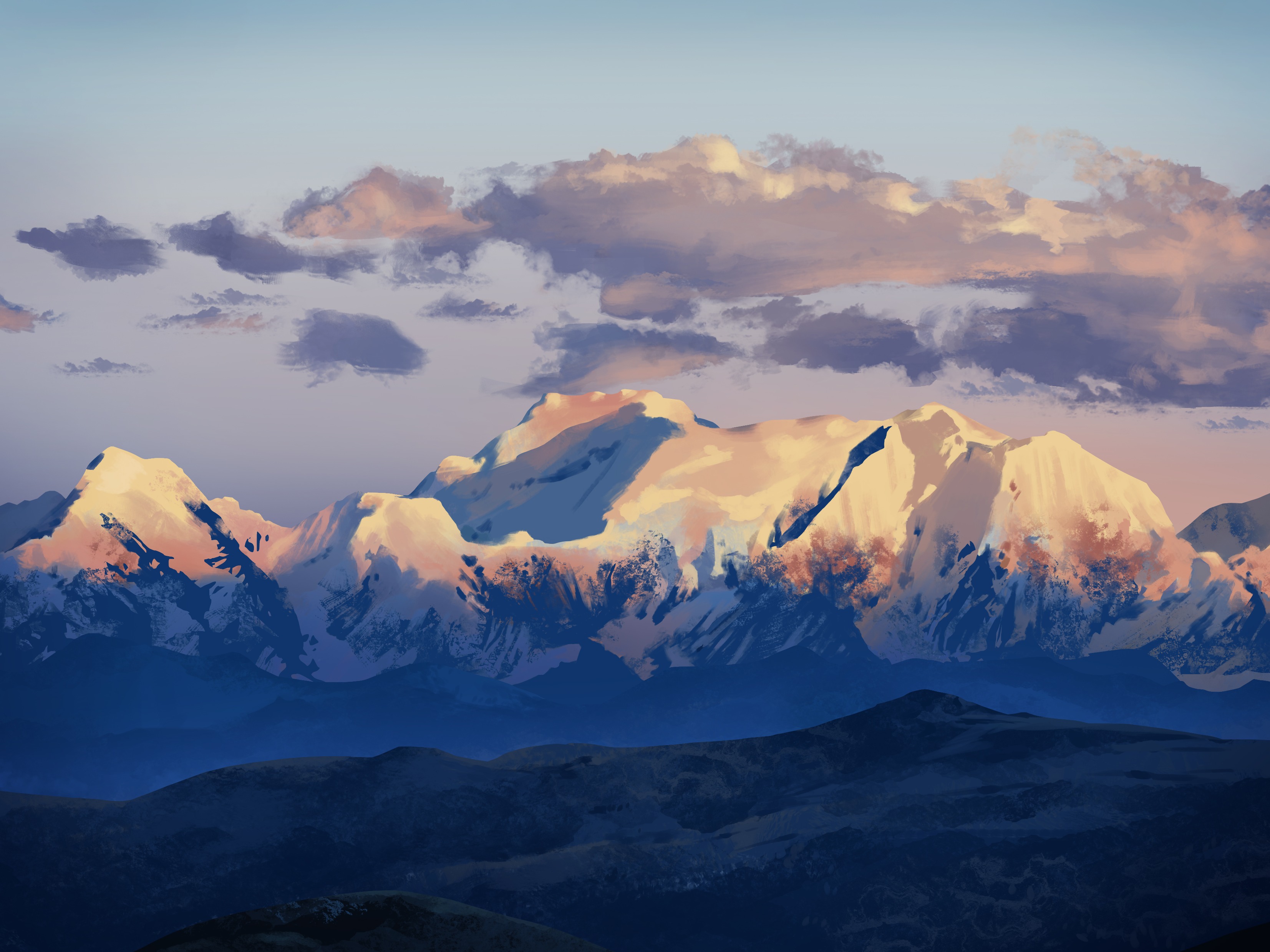 雪山_mmzvp-站酷ZCOOL