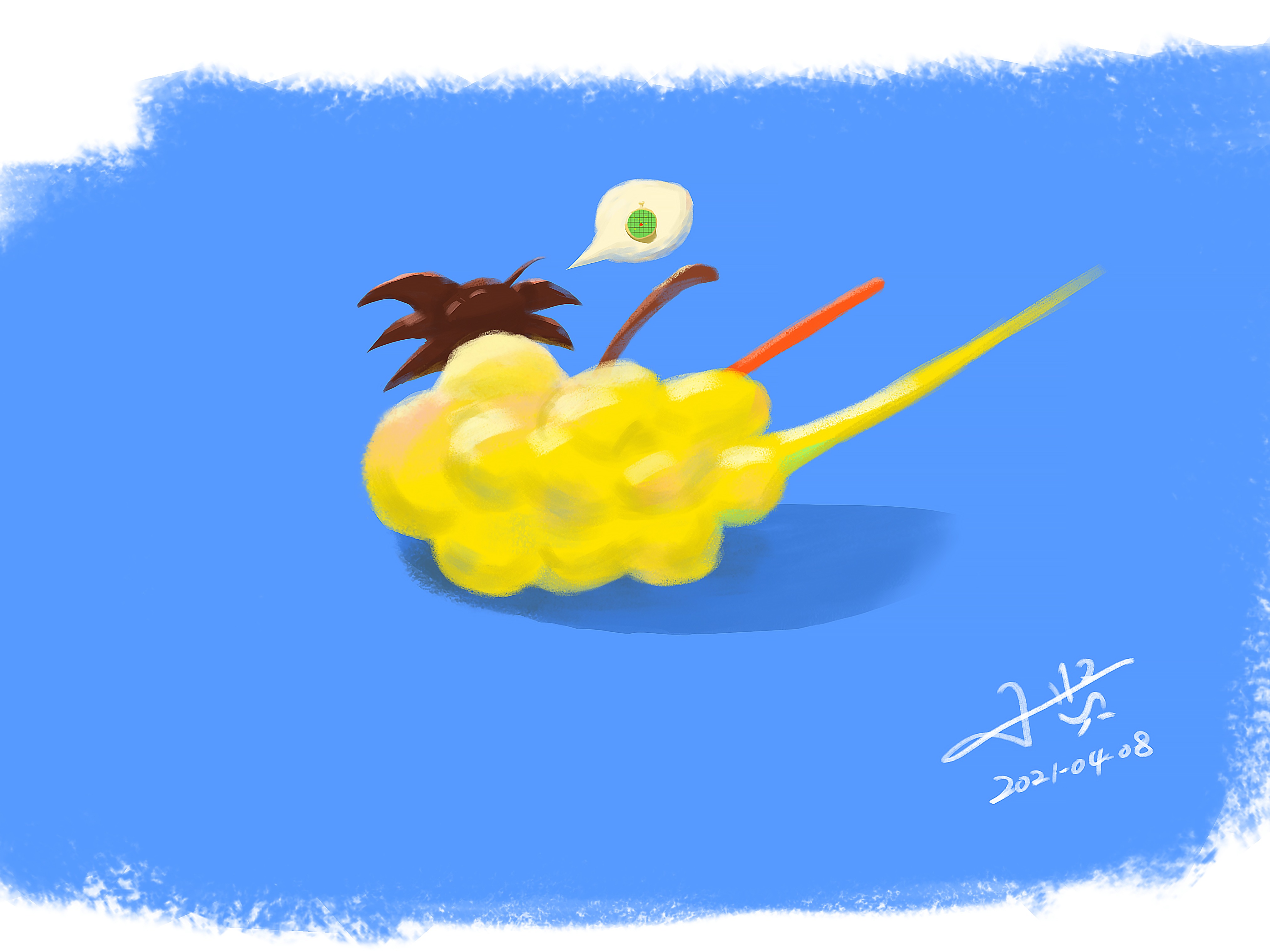 小悟空&快乐水手绘_Marco124-站酷ZCOOL