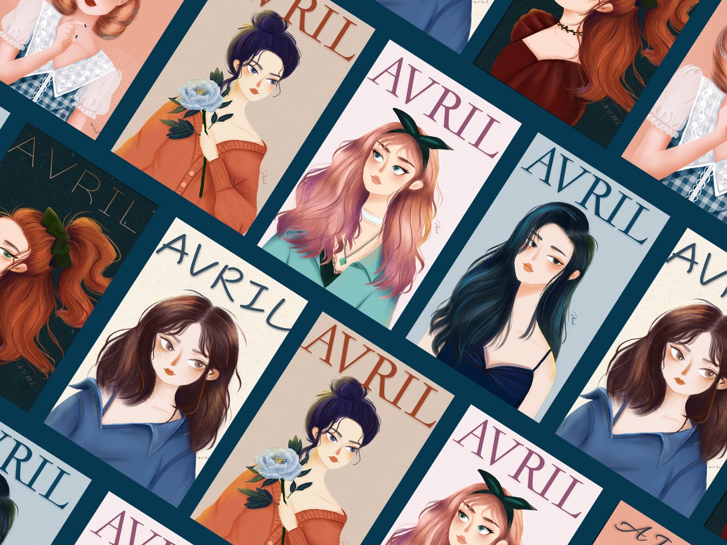 四月女孩 Avril_AVRIL_lulu-站酷ZCOOL