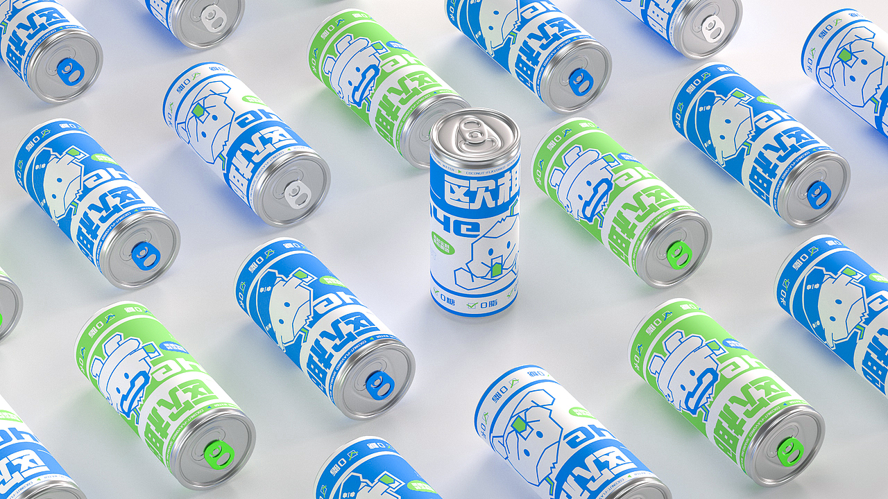 OHYE!丨椰子味气泡水品牌全案设计_是光仔啊-站酷ZCOOL