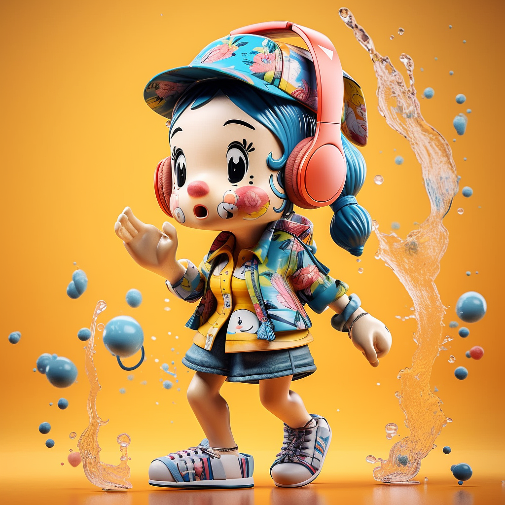 POPmart风格人偶_岩清水-站酷ZCOOL