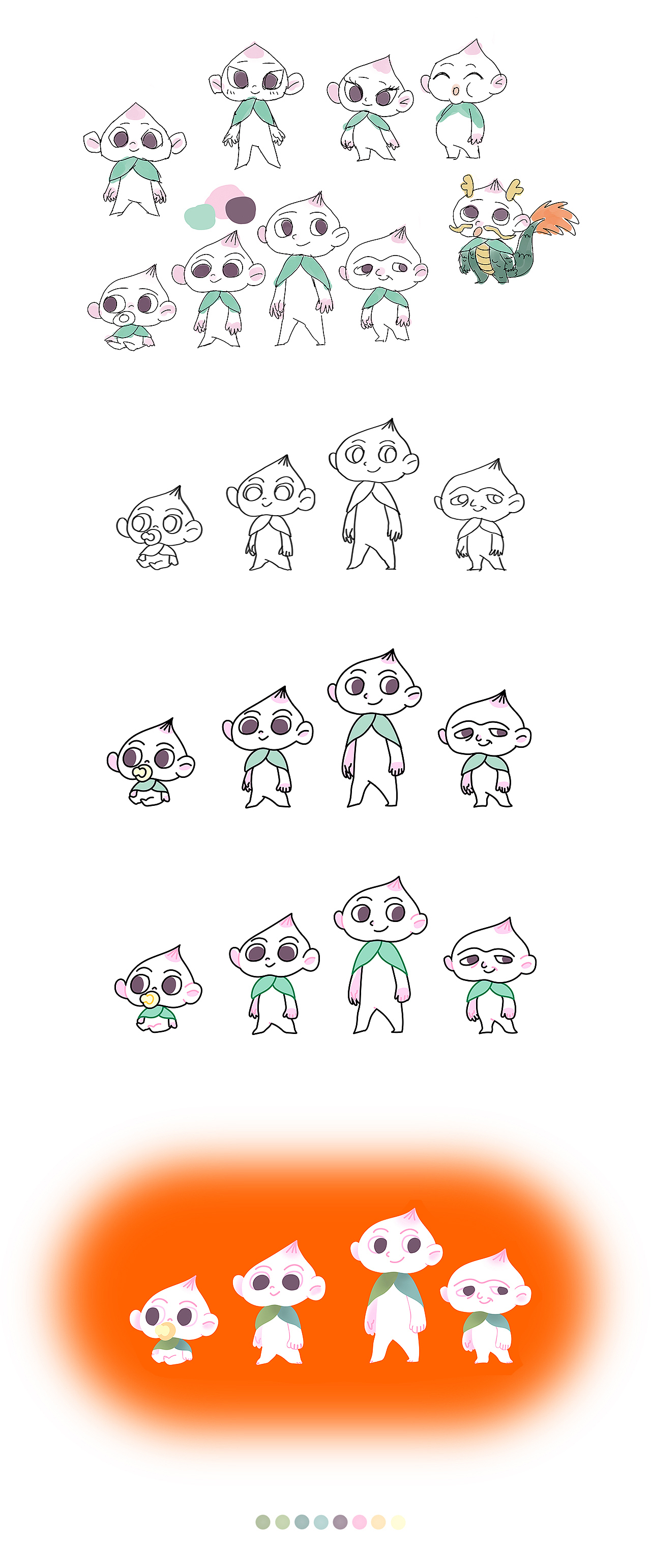 桃桃系列IP设计_SP羅ACE-站酷ZCOOL