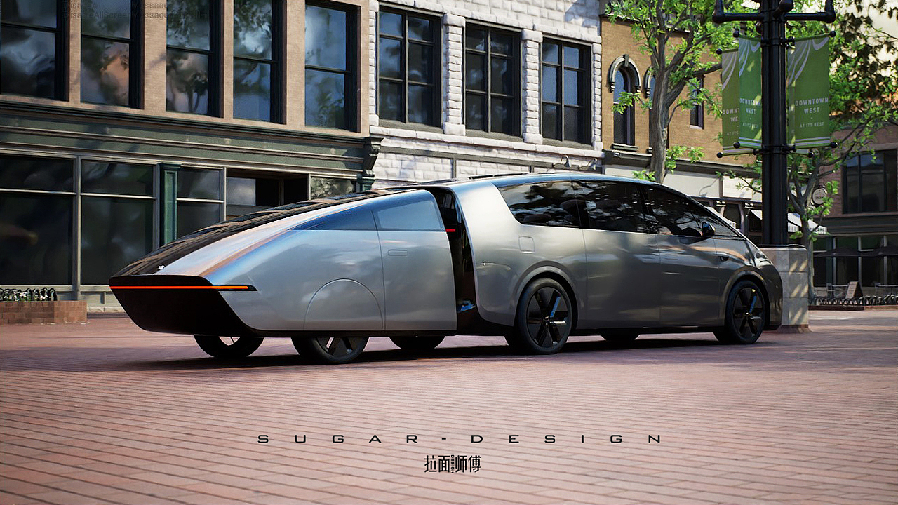 理想mega拖挂套件渲染图_拉面师傅Design-站酷ZCOOL