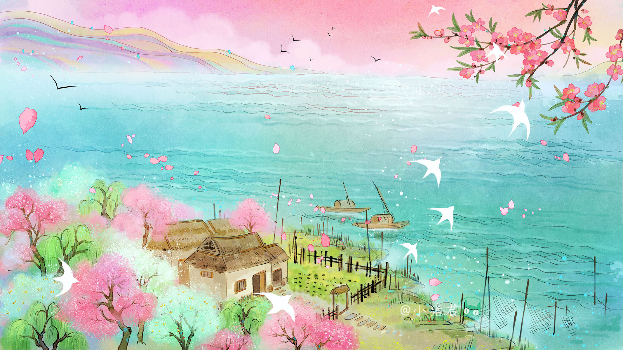 楚辞诗歌系列_小猪君-站酷ZCOOL