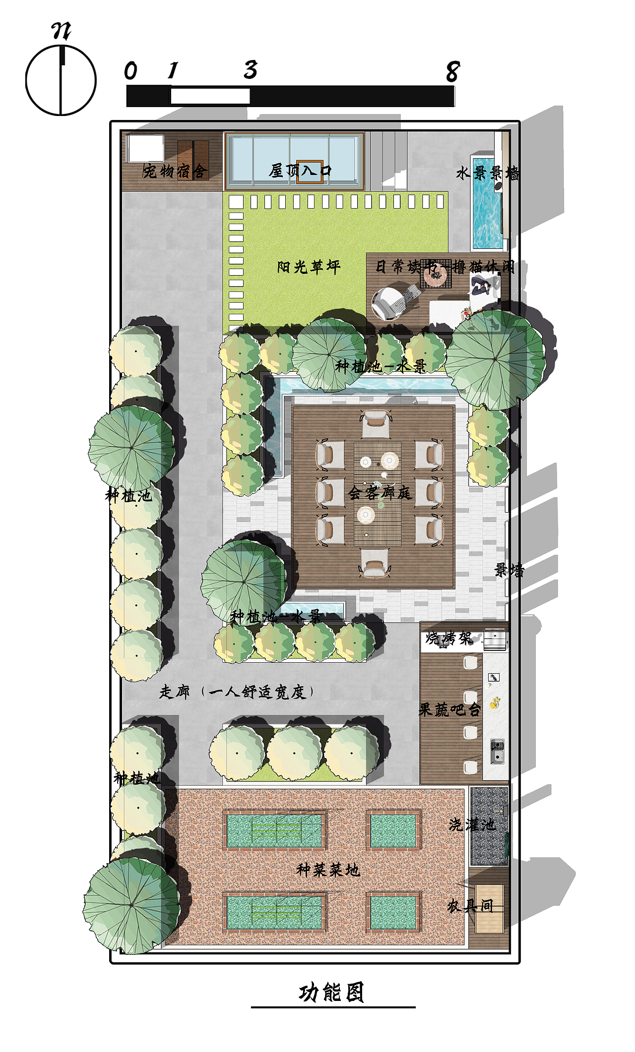 庭院景观设计_Hx200-站酷ZCOOL
