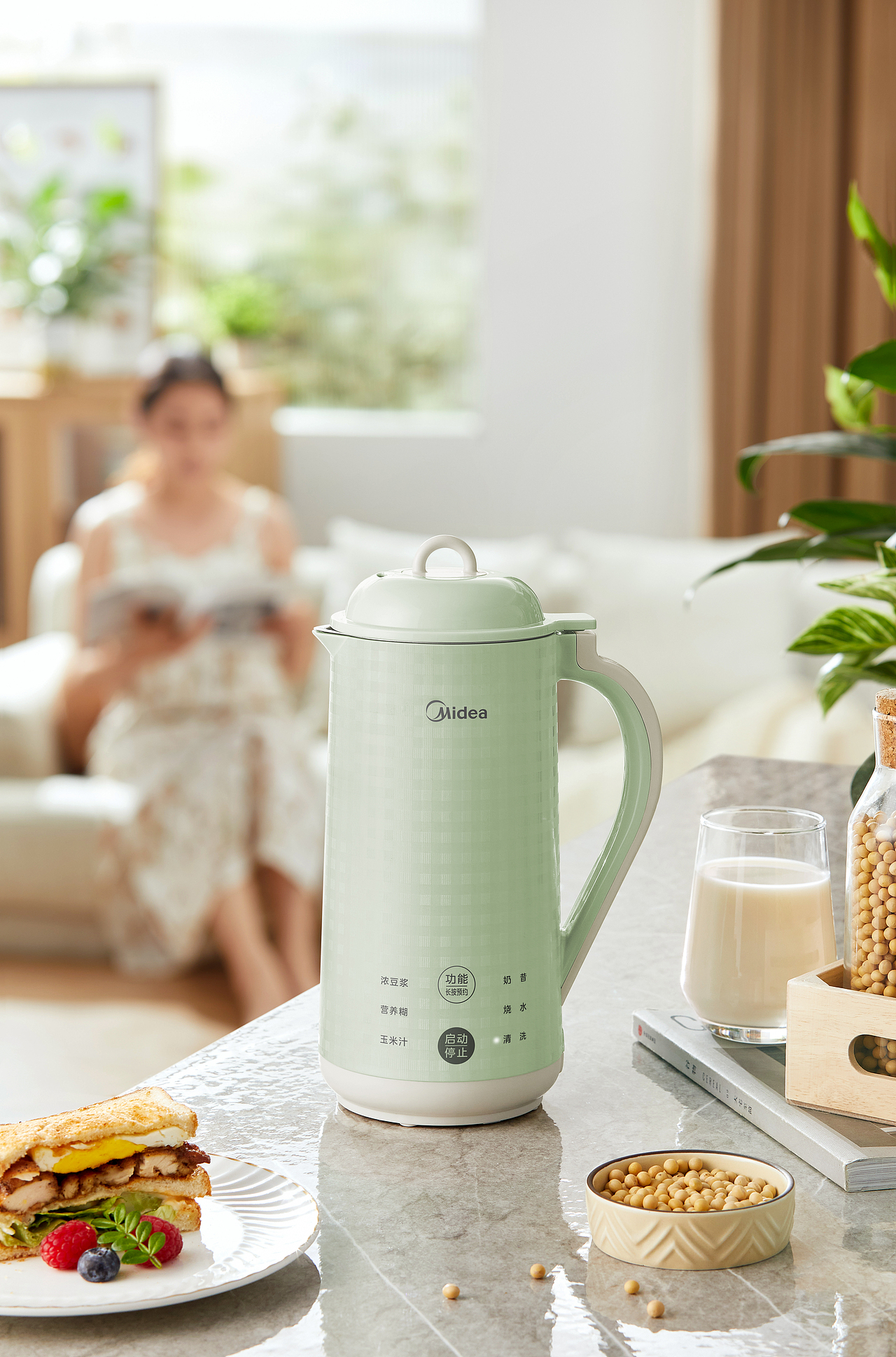 美的豆浆机电商视觉【3C系列】_DXC阿祖-站酷ZCOOL