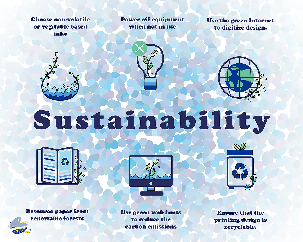 Infographics for sustainable graphic design theme_是柳子啊-站酷ZCOOL