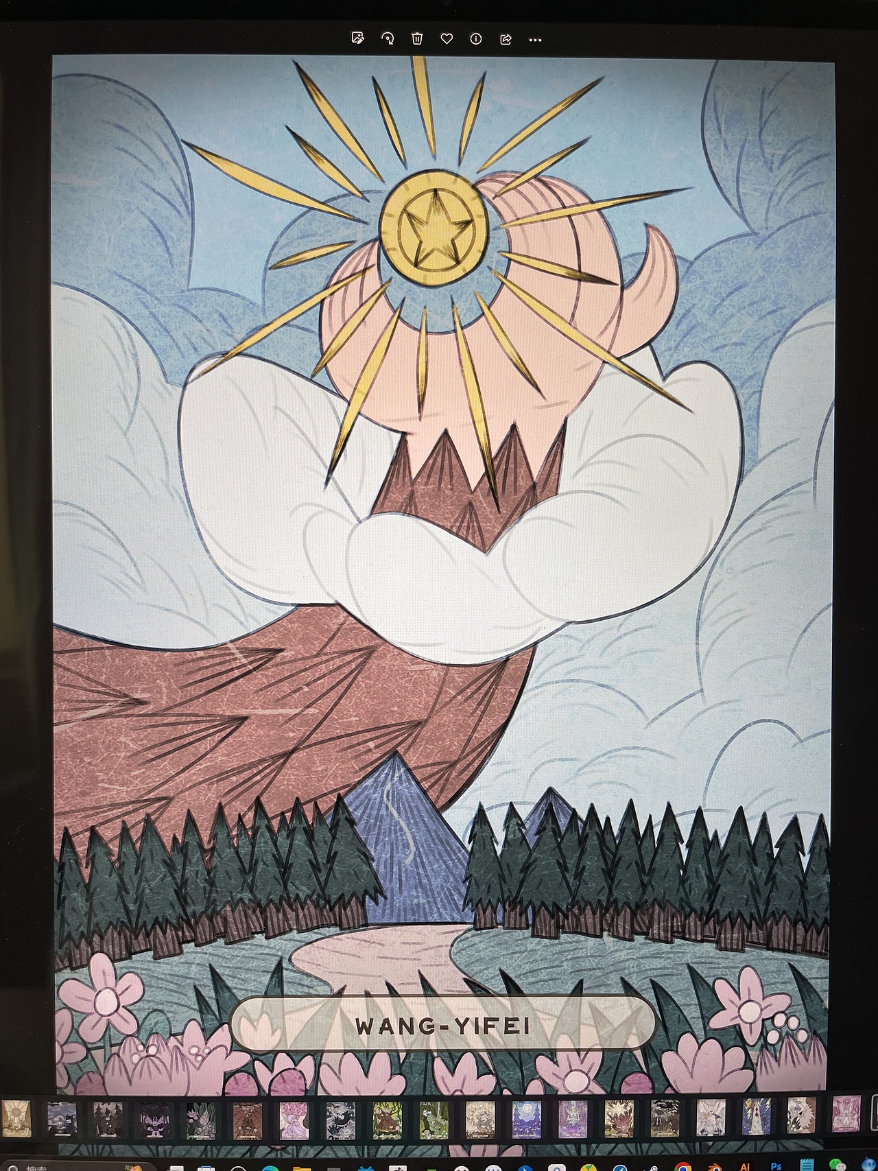 WANG-YIFEI（插画集）｜繁荣之星（1）_WANG一YIFEI-站酷ZCOOL