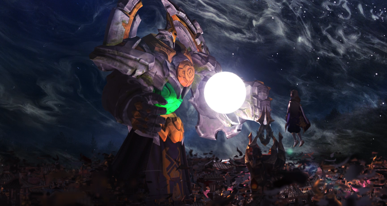 E3D场景搭建钟馗弈星_moto_-站酷ZCOOL