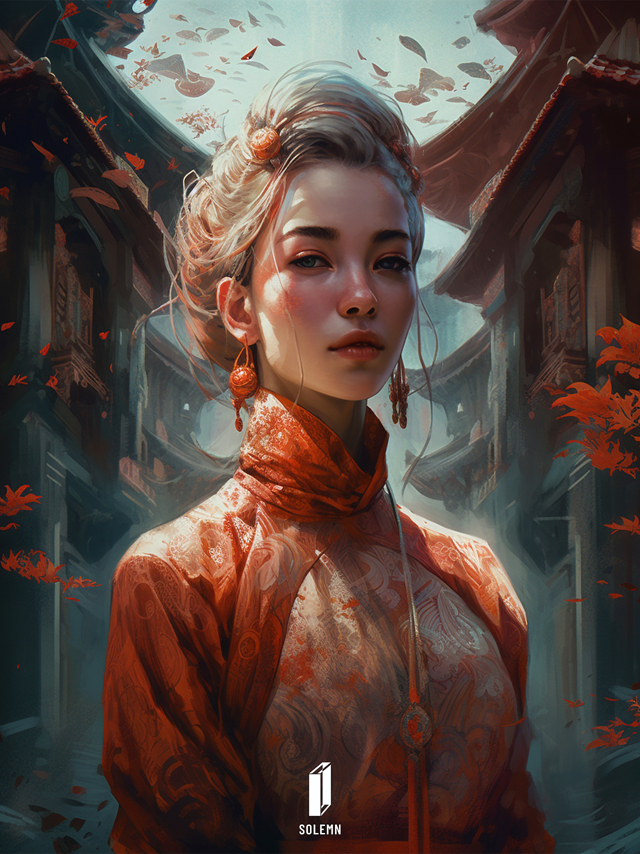 AIGC | 新中式插画_墙角石设计工作室-站酷ZCOOL