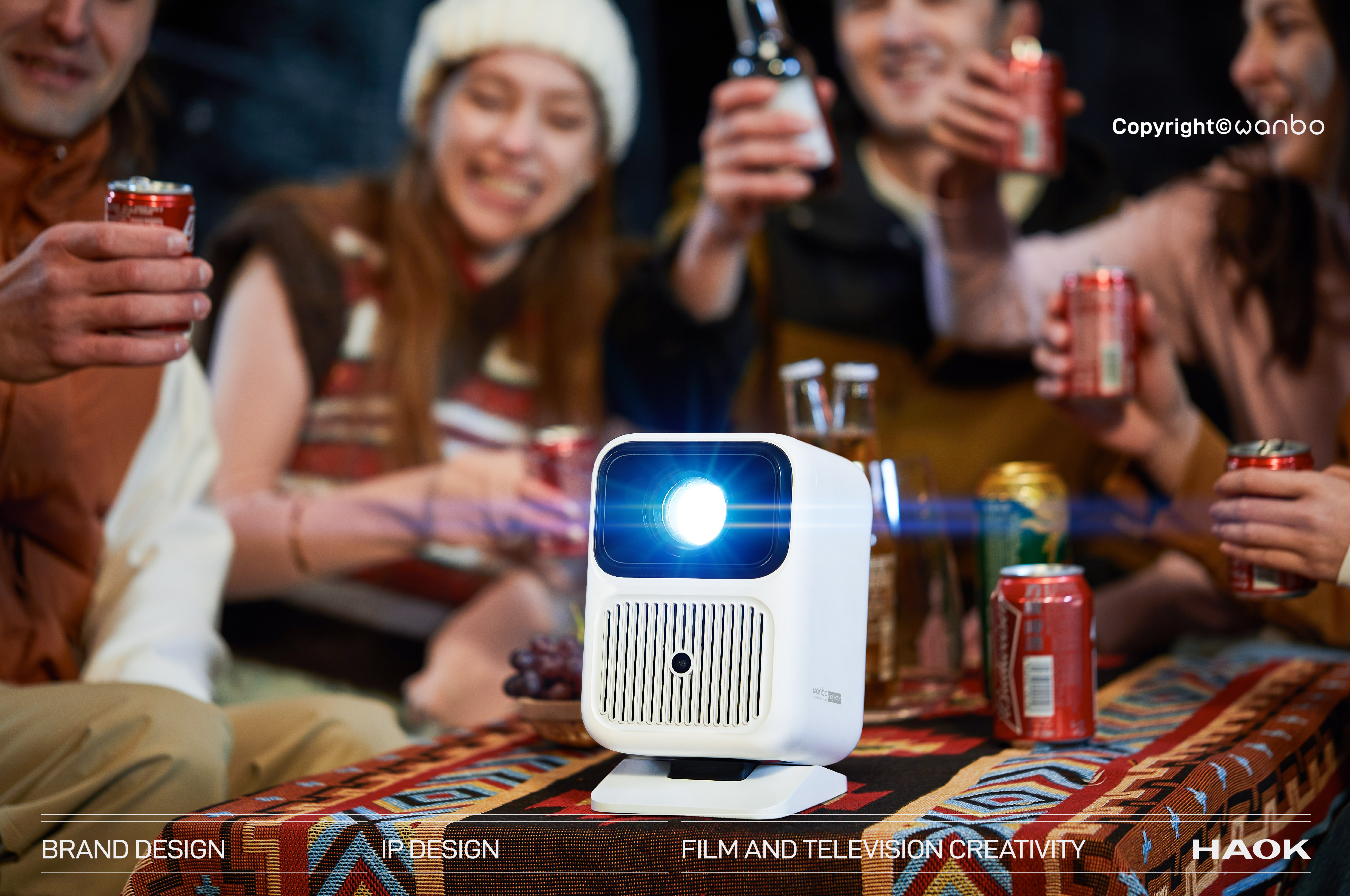 HAOK视觉服务|WANBO-DaLI投影仪_浩可时代-站酷ZCOOL