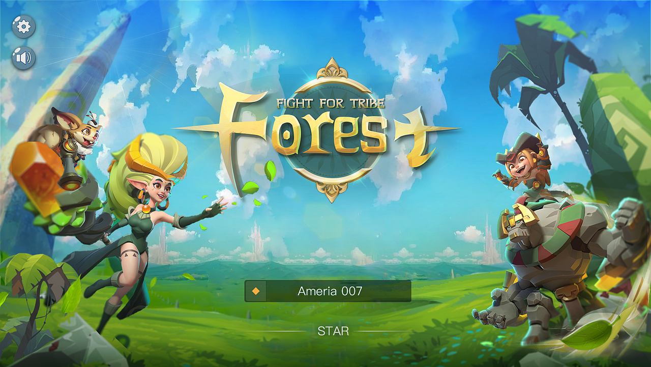 游戏UI- Q版Forest_蟹君-站酷ZCOOL