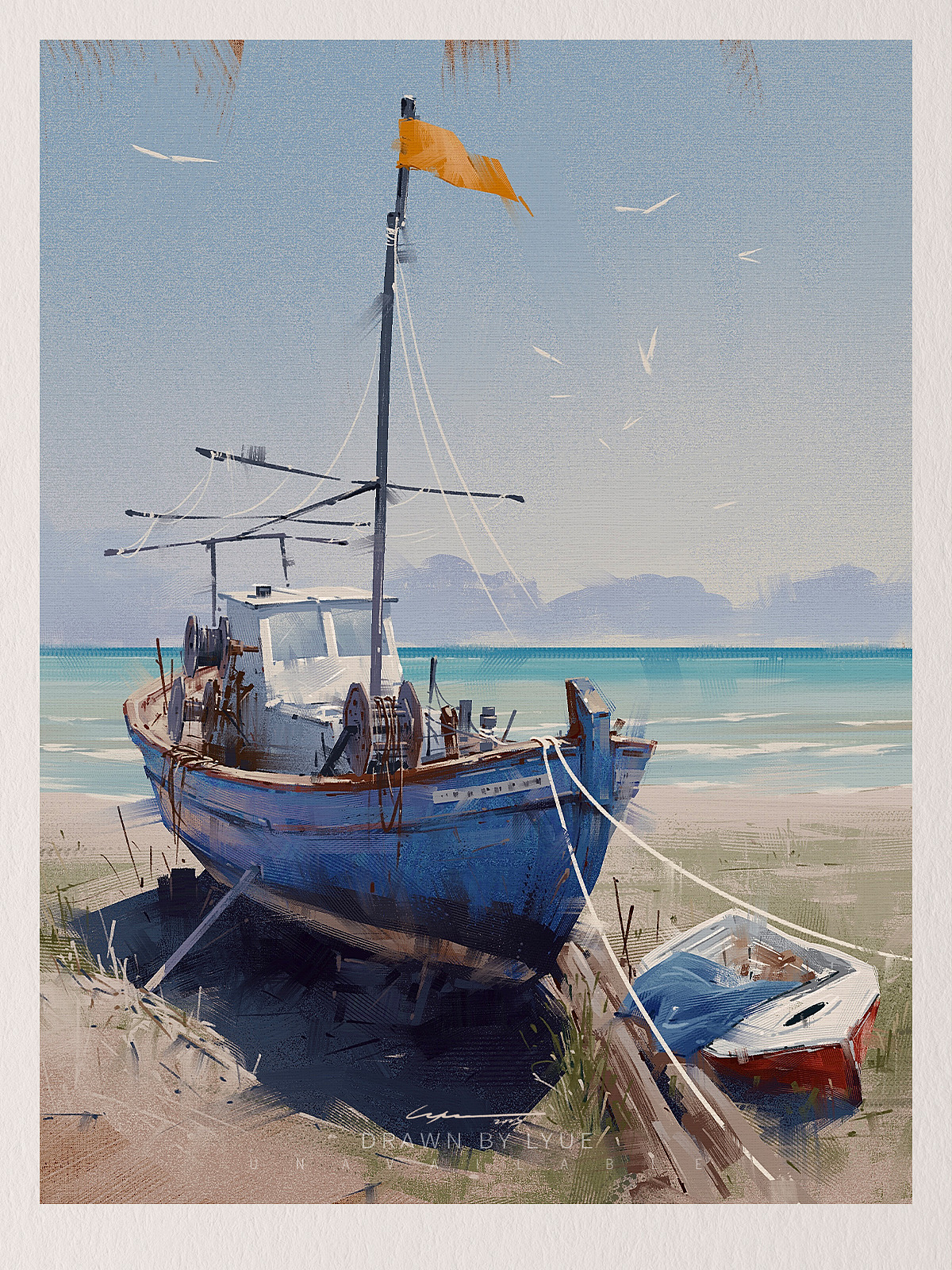 iPad风景插画合集（2023.04）_厘鱼Lyue-站酷ZCOOL