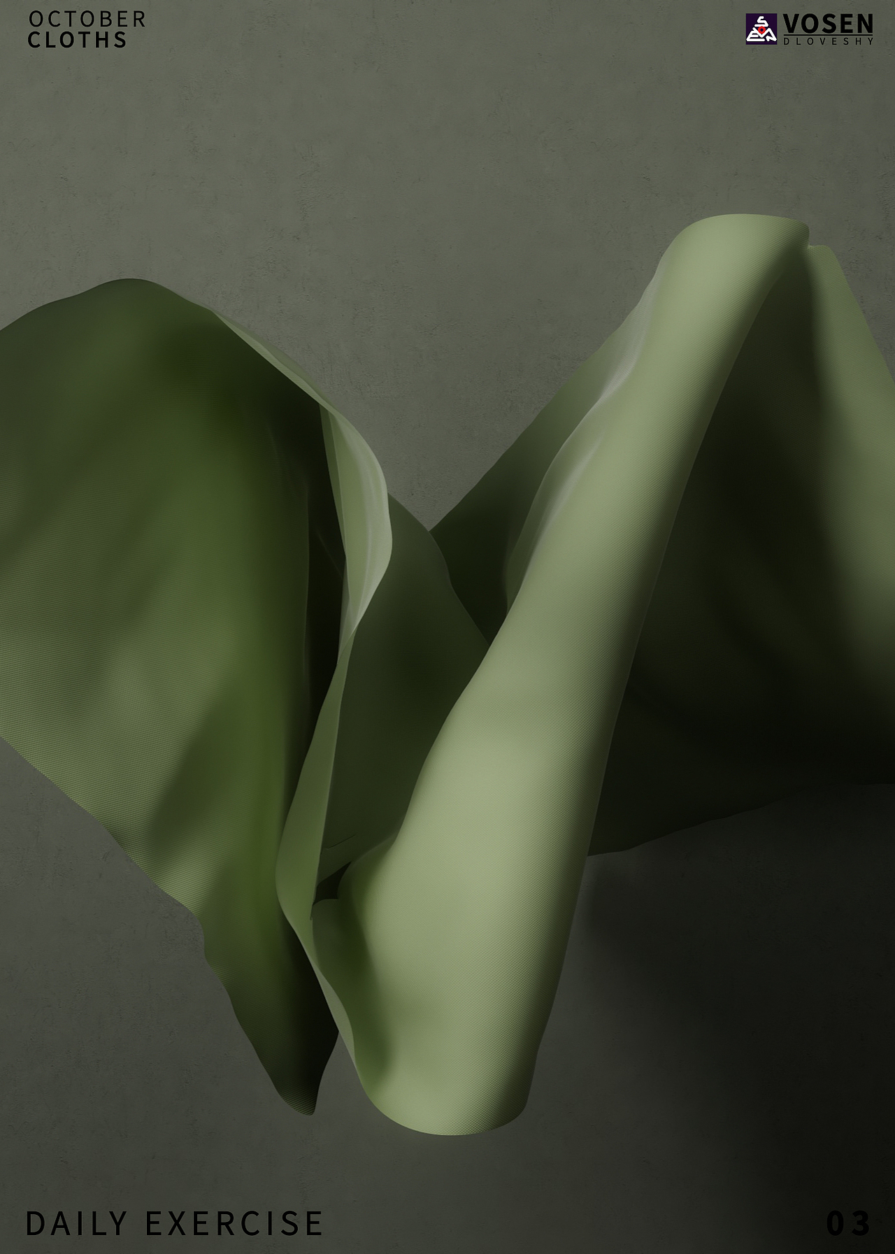 【布料/植物】十月主题日练_晤深Vosen-站酷ZCOOL