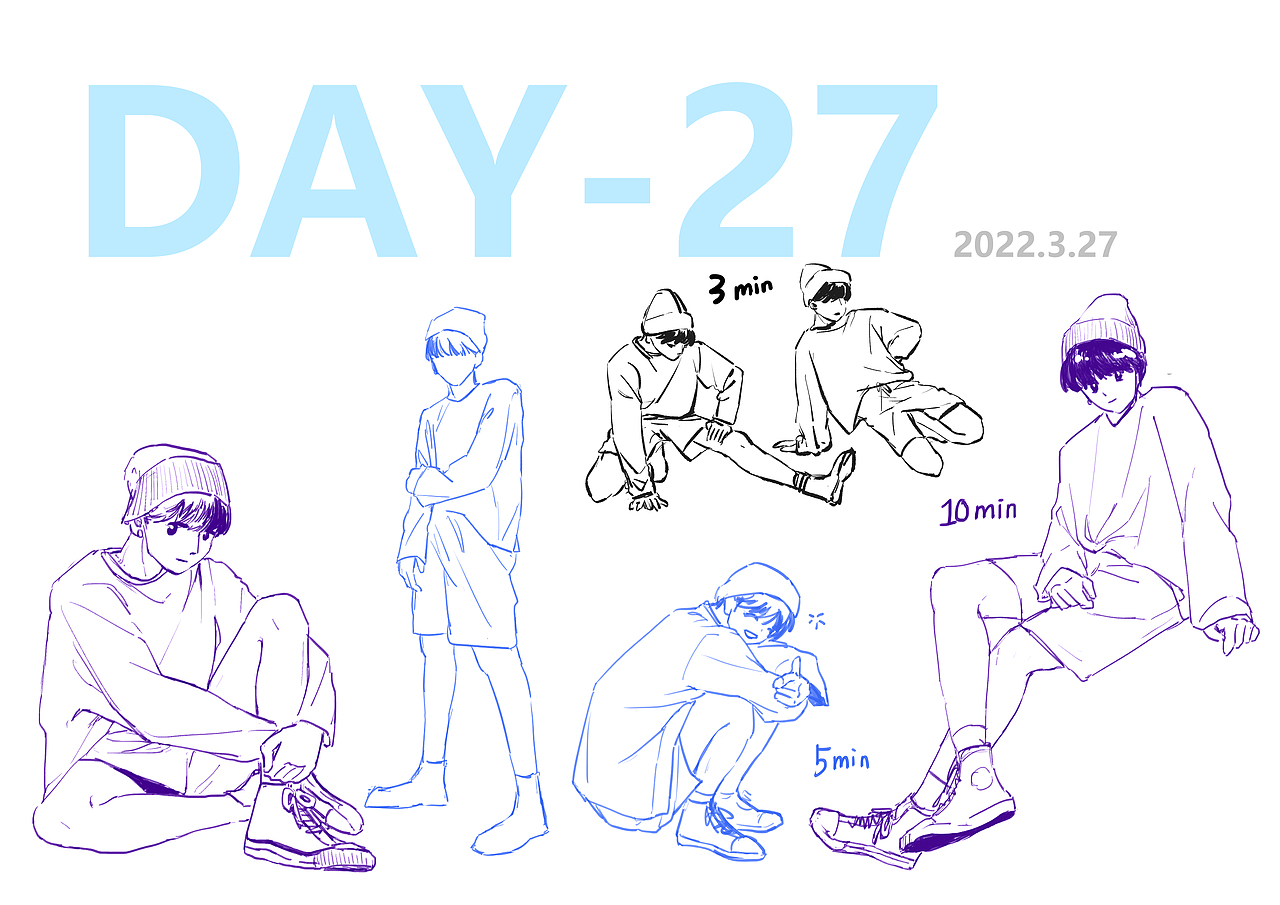 #速写60天挑战赛#DAY27@速写班长_寿司领带-站酷ZCOOL