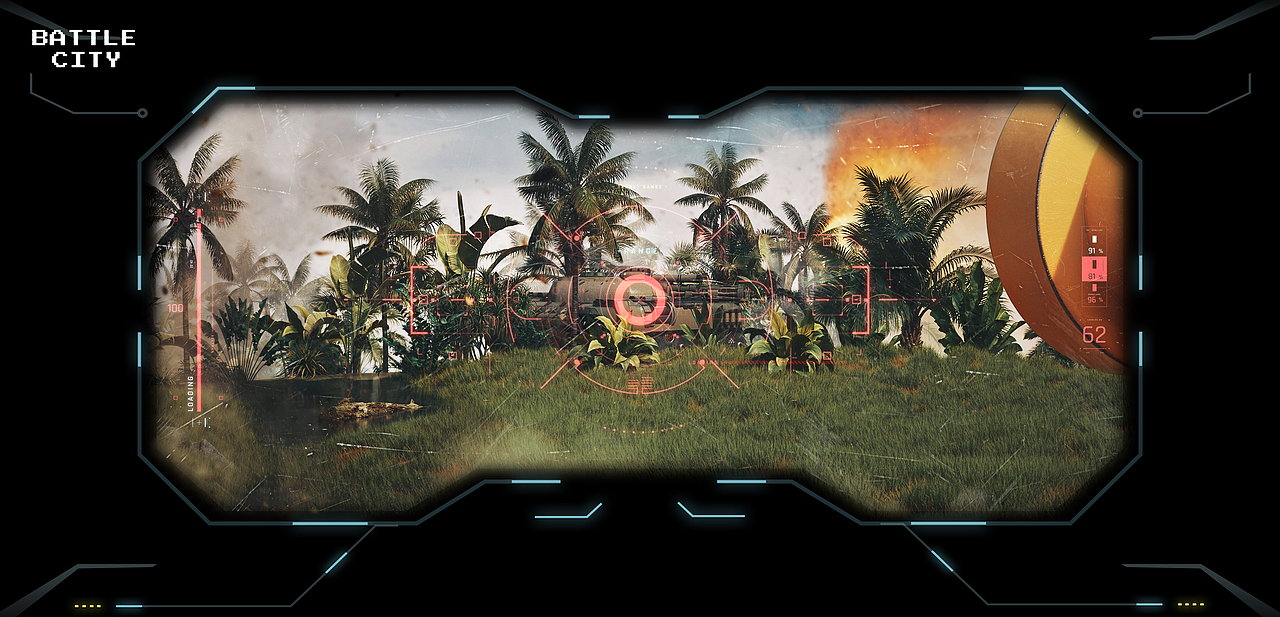 【起初视觉】Battle City FC坦克大战主视觉_起初视觉-站酷ZCOOL