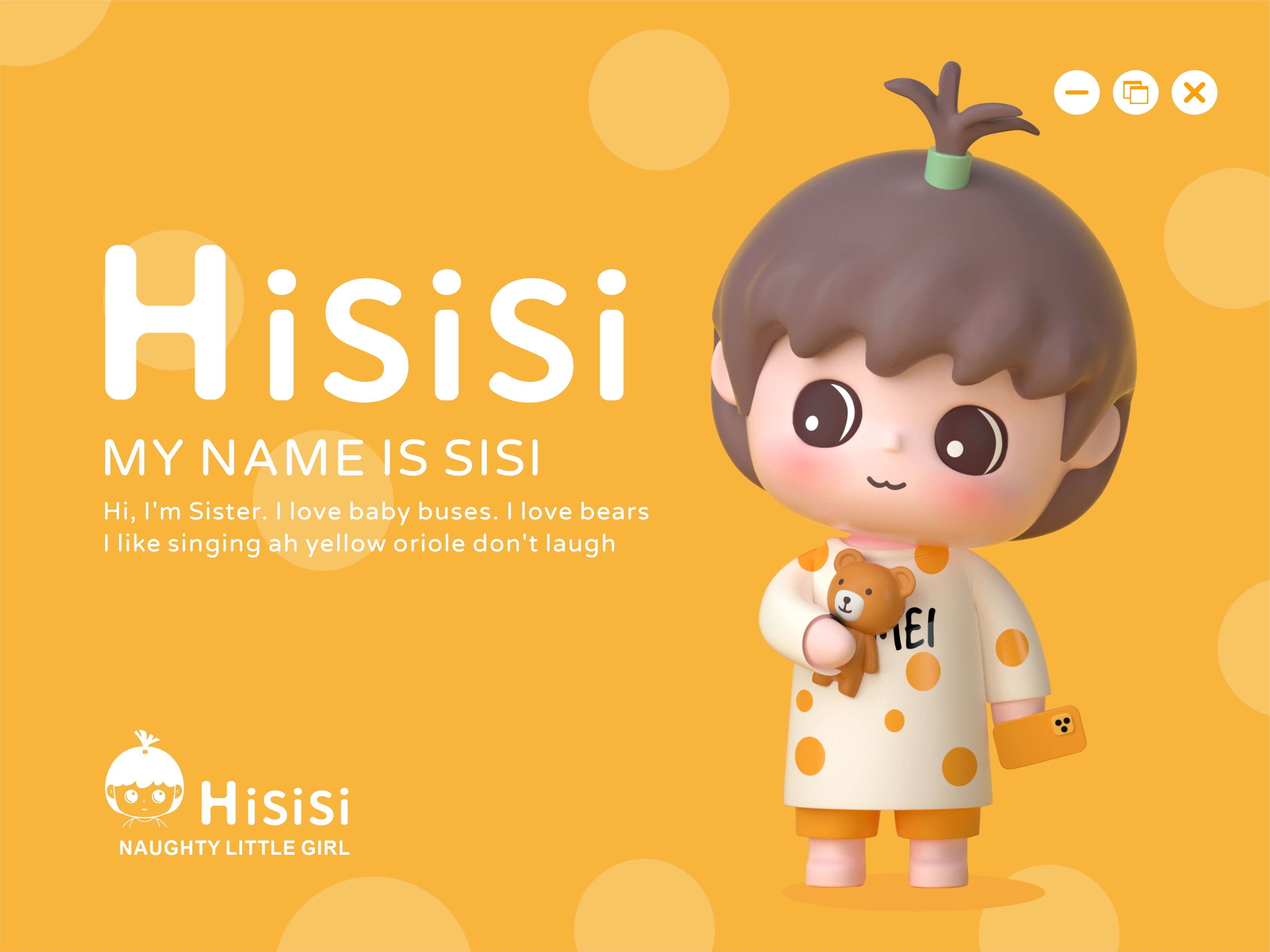 Hisisi-原创IP形象设计_葱葱葱啊-站酷ZCOOL