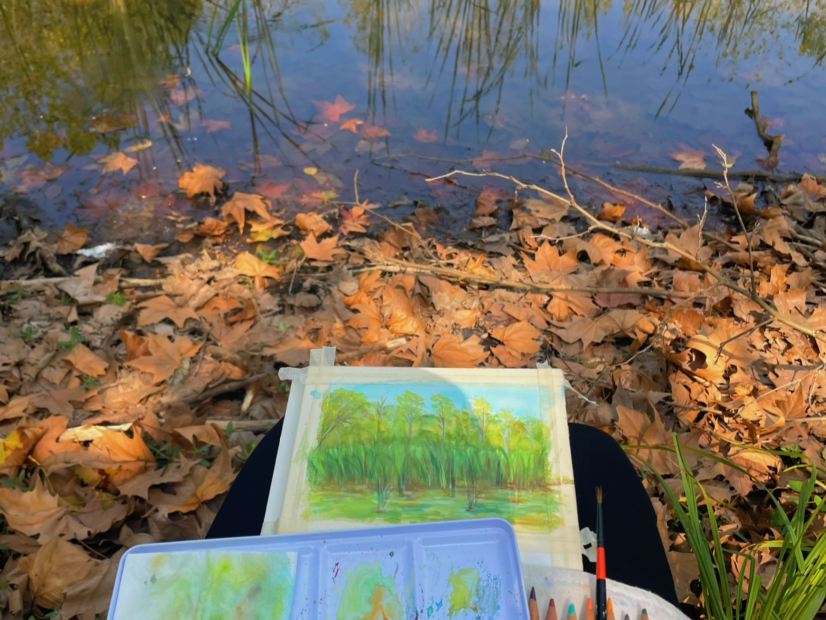 户外写生记— 2022.秋_YAMMIAO-站酷ZCOOL