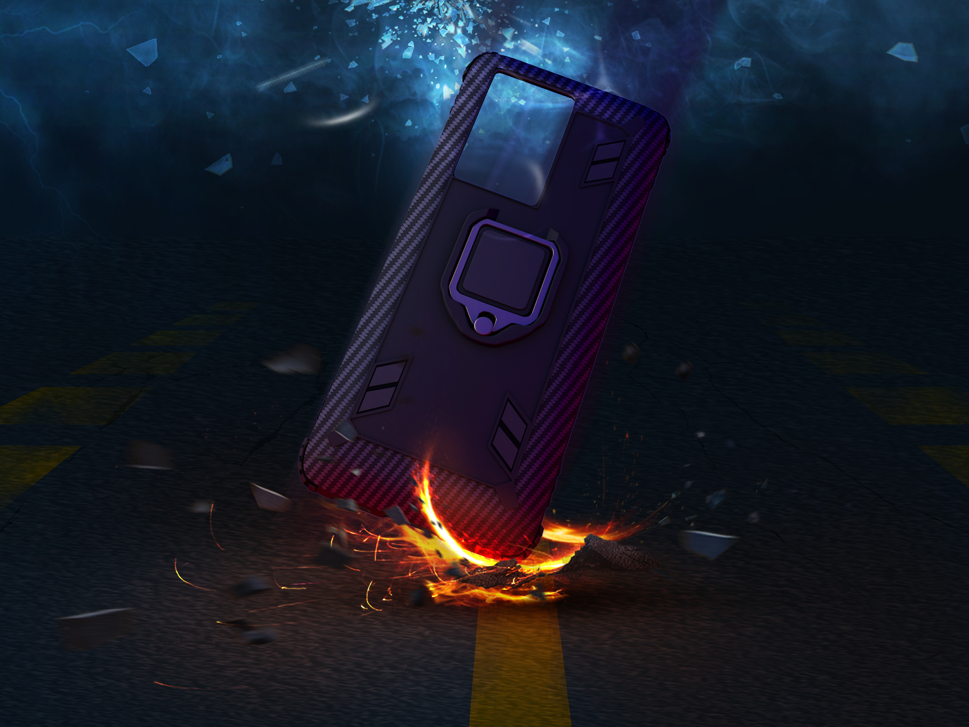 C4D 手机壳 建模 渲染 海报_403035339-站酷ZCOOL