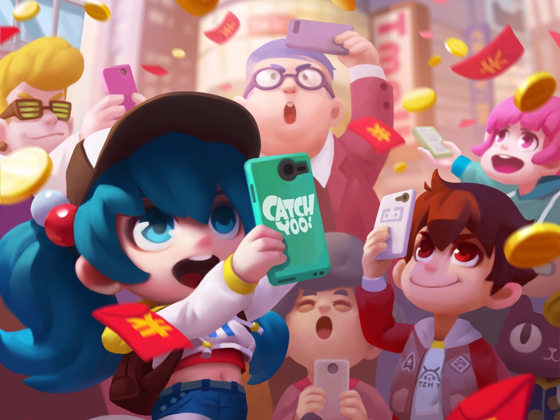 Catch YOO！双十一登陆图_疯景-站酷ZCOOL