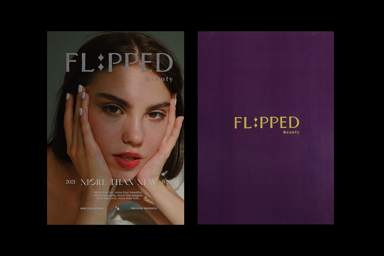 FLIPPED Beauty | Visual Identity Design_Tonetone_Design-站酷ZCOOL