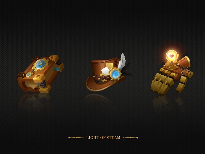 蒸汽朋克UI图标_疾风小妖怪TooTo-站酷ZCOOL