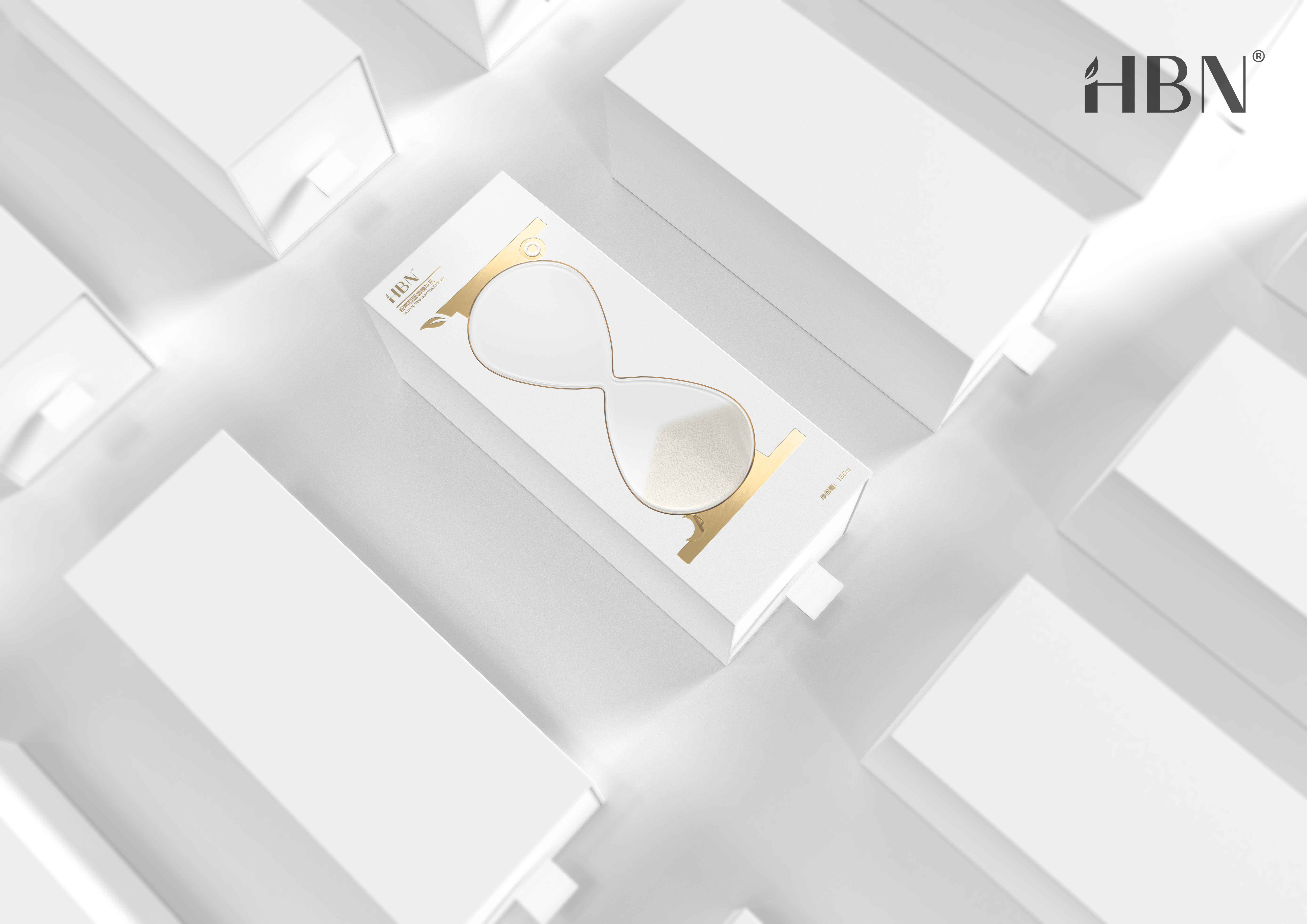 “逆时”HBN精华乳包装设计_卷不动的HL-站酷ZCOOL