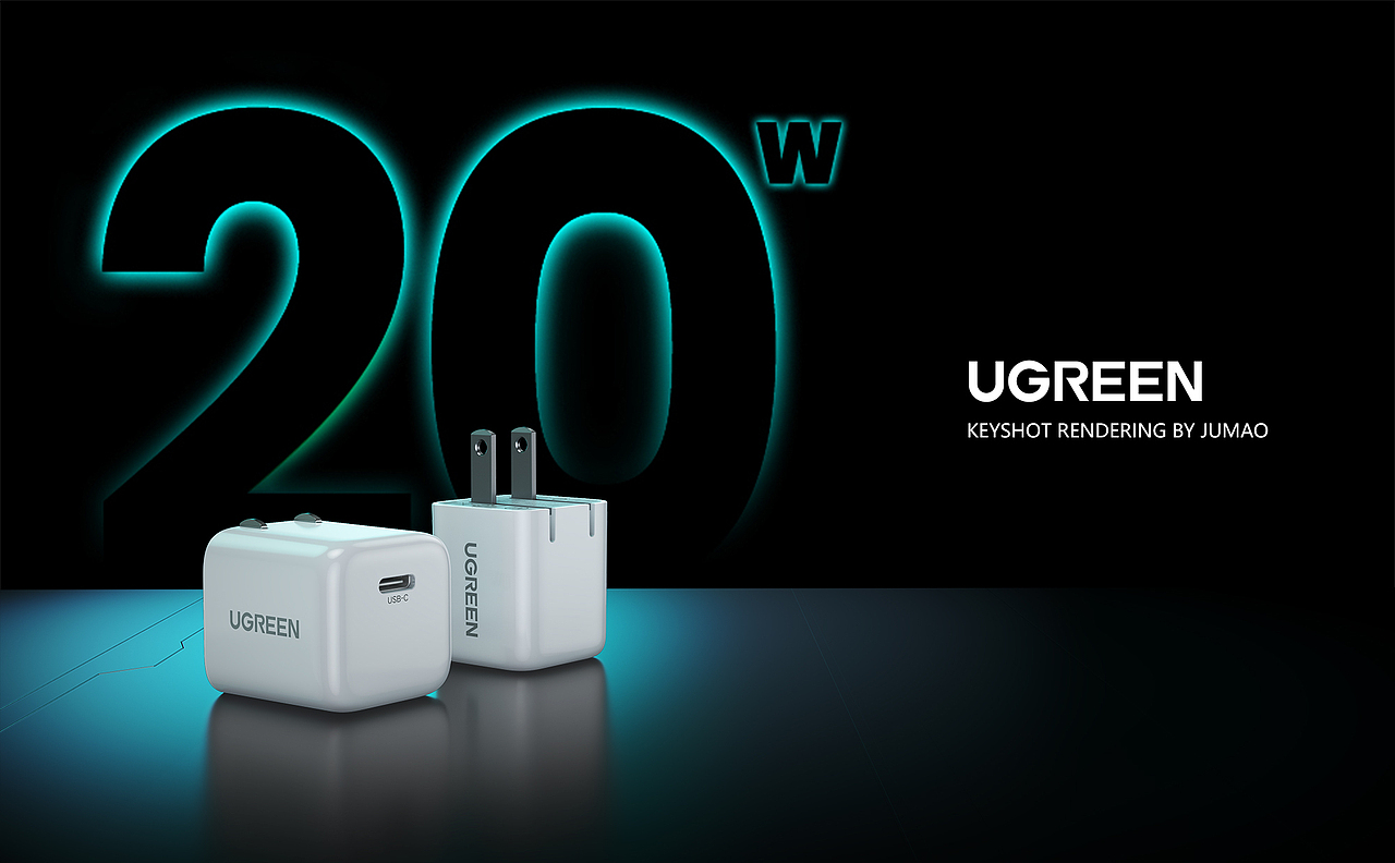 【UGREEN 2021Q1 Product Rendering】_微胖的橘猫-站酷ZCOOL