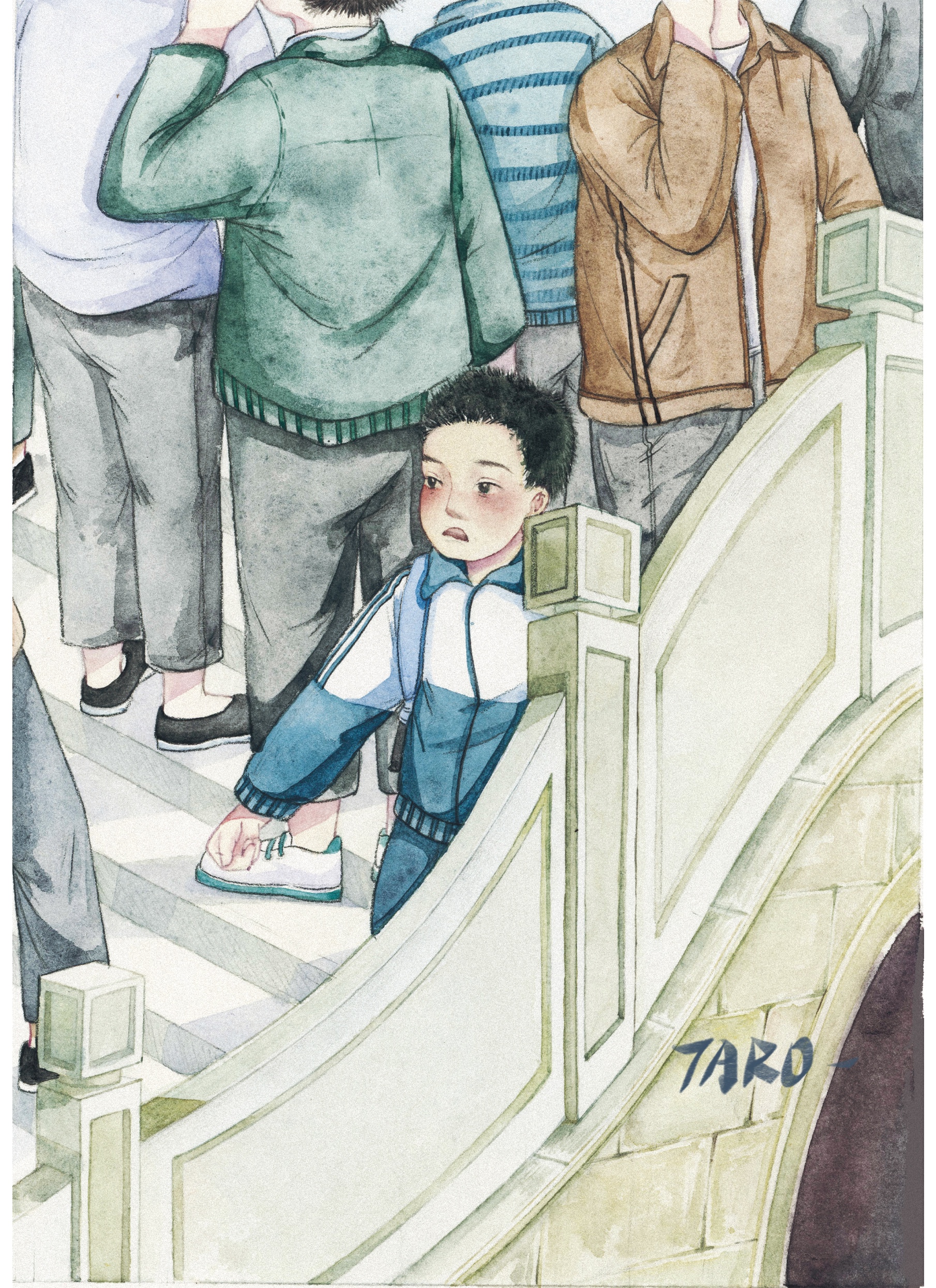 书籍插图-校园时光_TARO一-站酷ZCOOL