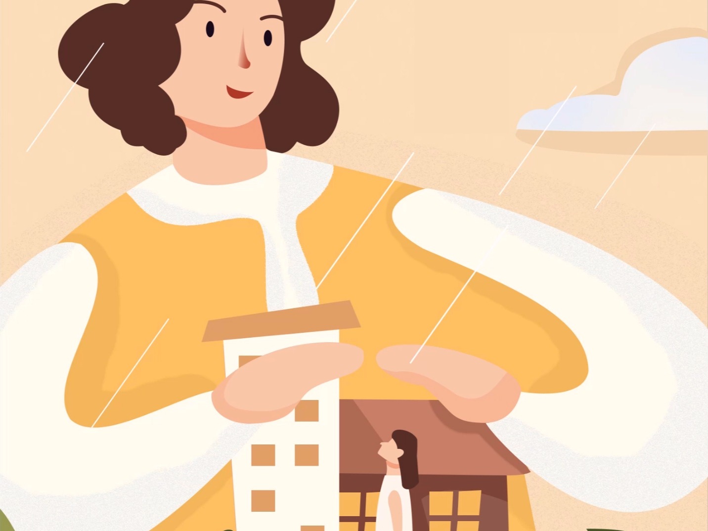 母亲节插画_RISE_xxx-站酷ZCOOL