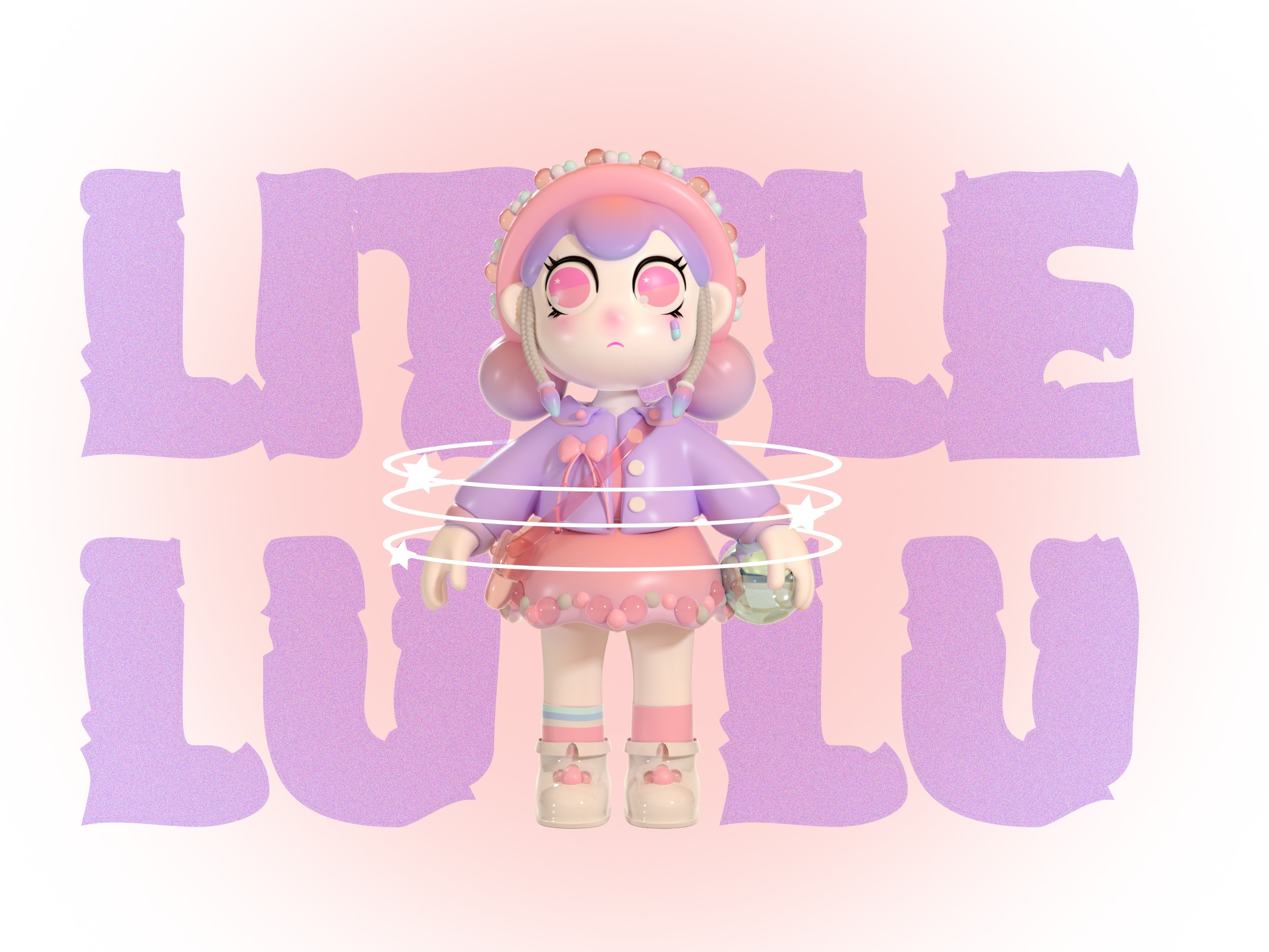 角色原创IP-LULU 可爱的LULU呀_涂了口红的蚊子-站酷ZCOOL