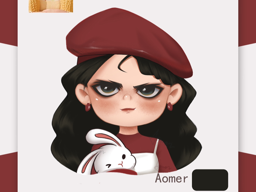 头像转插画_Aomer云酱-站酷ZCOOL