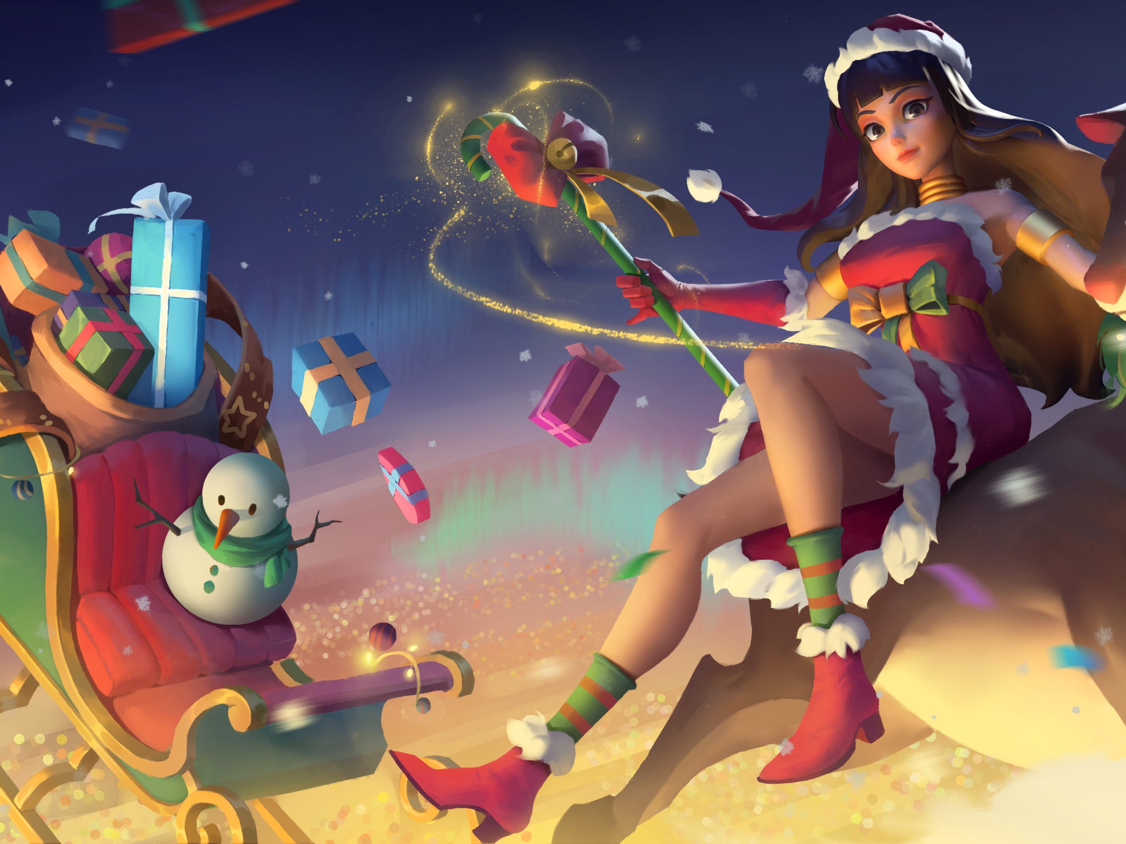 创世之争（Age of Myth Genesis）的圣诞活动图_土土Tooto-站酷ZCOOL