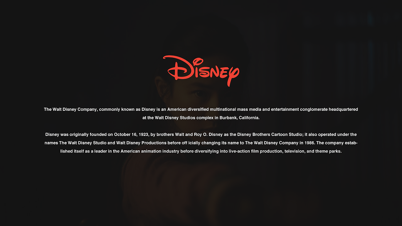 迪士尼 网页设计 Disney web design_小火龙爱下雨-站酷ZCOOL