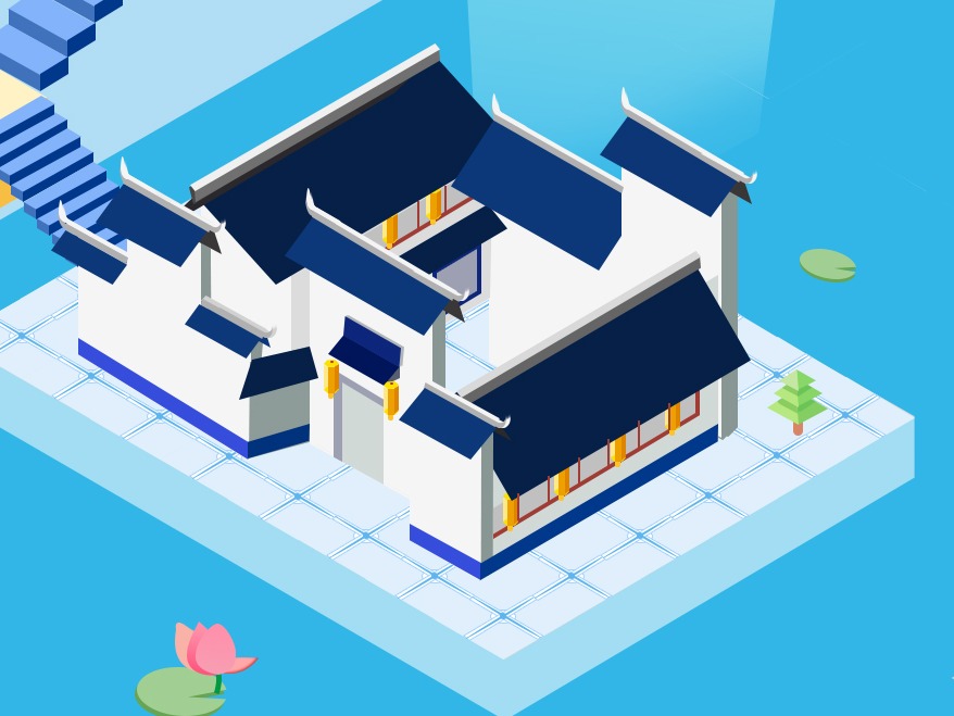 等距图 2.5D插画_TICK周周-站酷ZCOOL