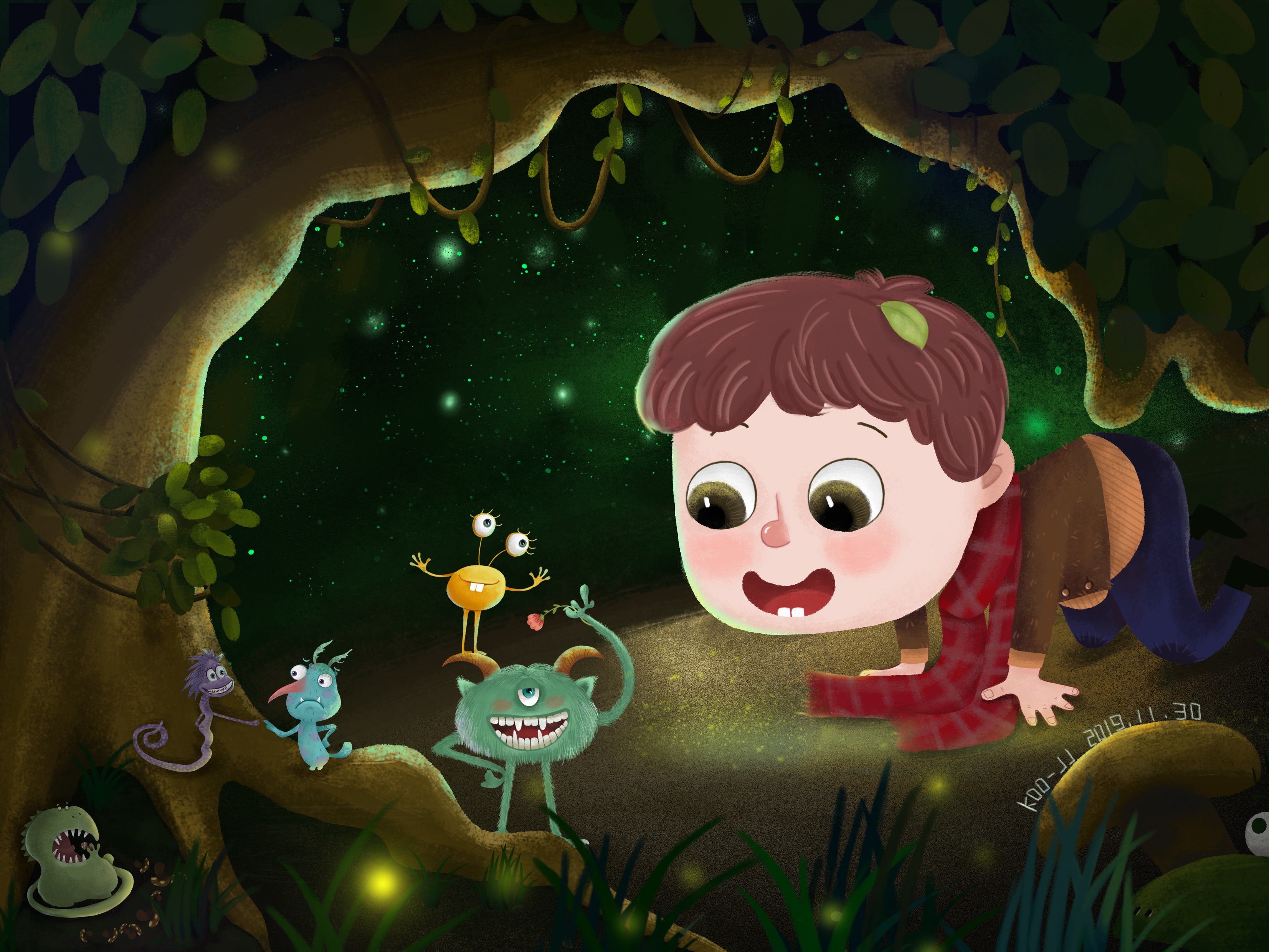 森林里的秘密_KOoJJ-站酷ZCOOL