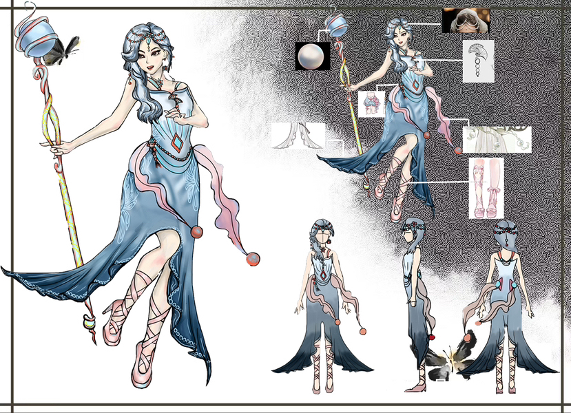 珍珠少女_YY西红柿sf-站酷ZCOOL